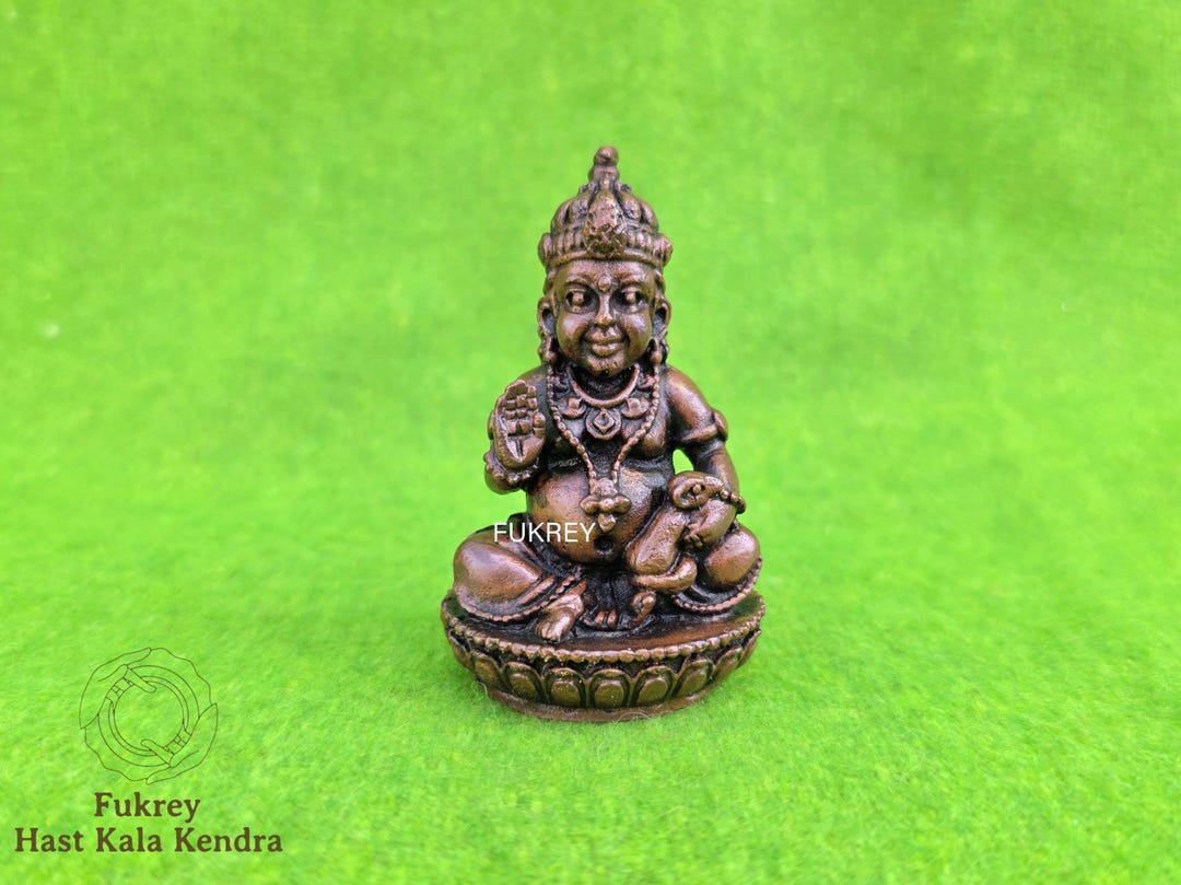 Lord Kubera Statue Copper Metal, Blessing Kuber Idol, Kuvera Statue ...