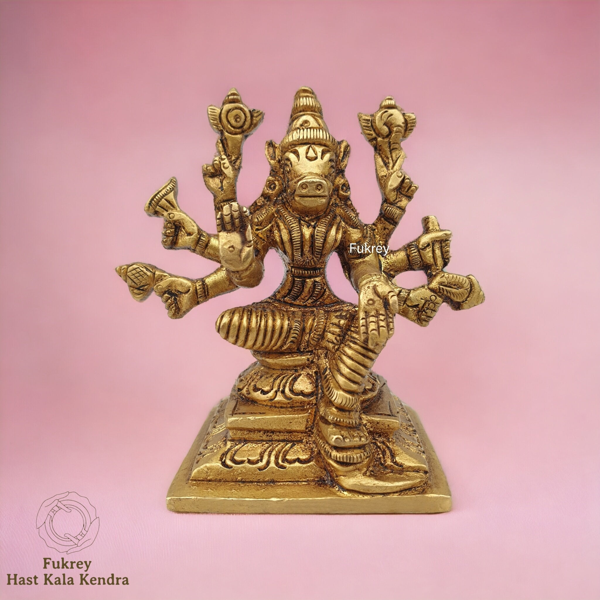 3 Inch Brass Varahi Goddess Statue Varahi Amman Lakshmi - Etsy