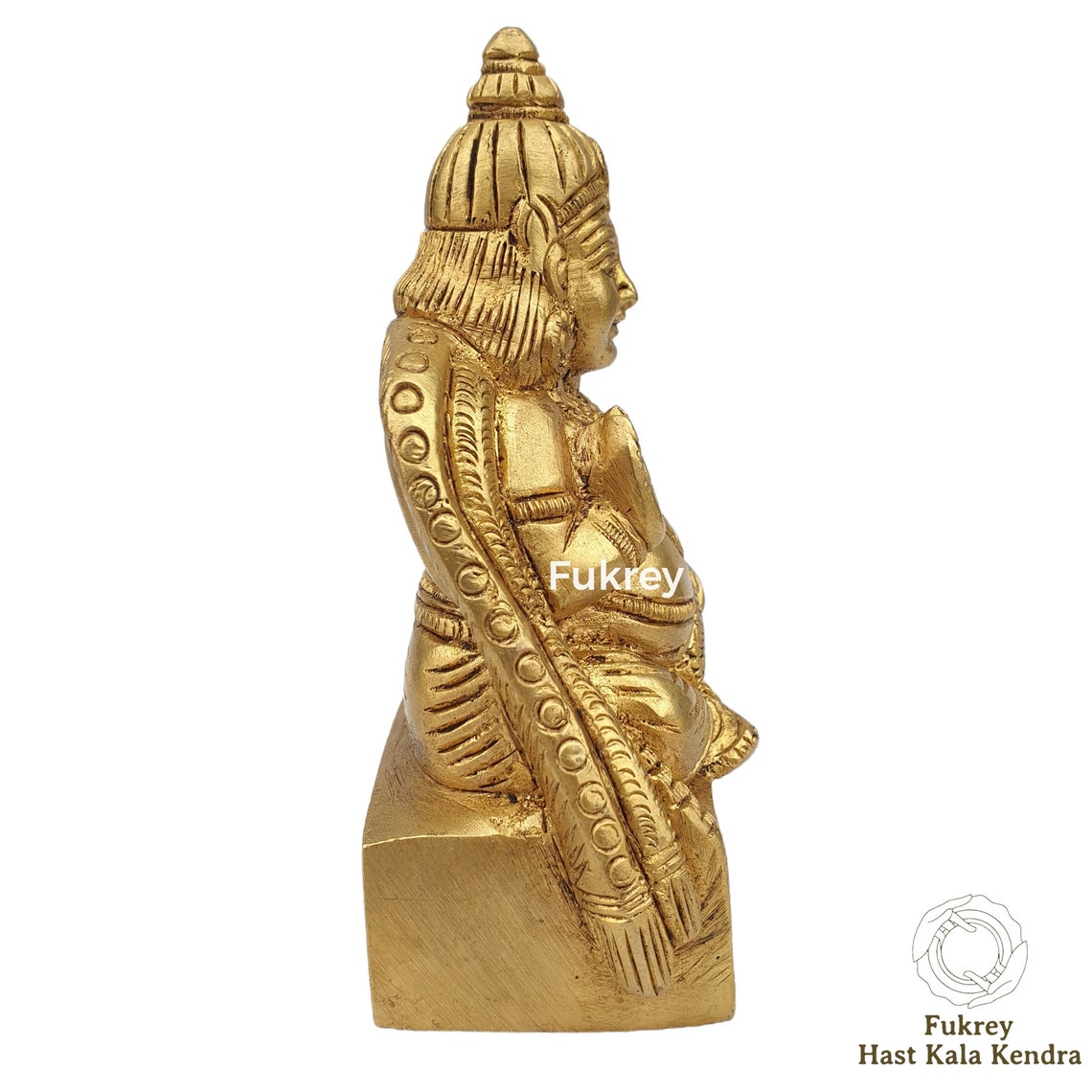 Brass Kubera Statue, Blessing Kuber Idol, 4.5" Inch, Kuvera Statue ...