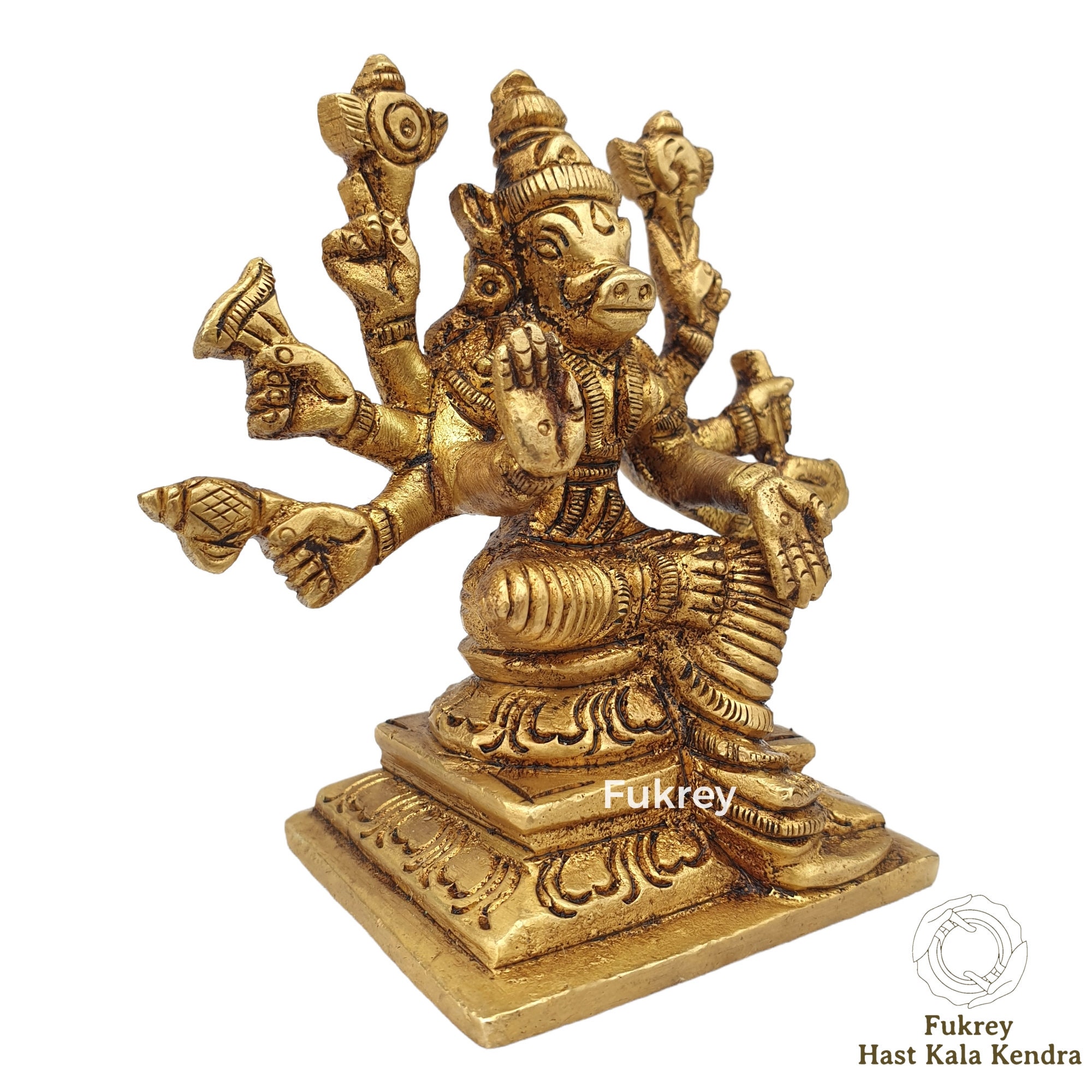 3 Inch Brass Varahi Goddess Statue Varahi Amman Lakshmi - Etsy