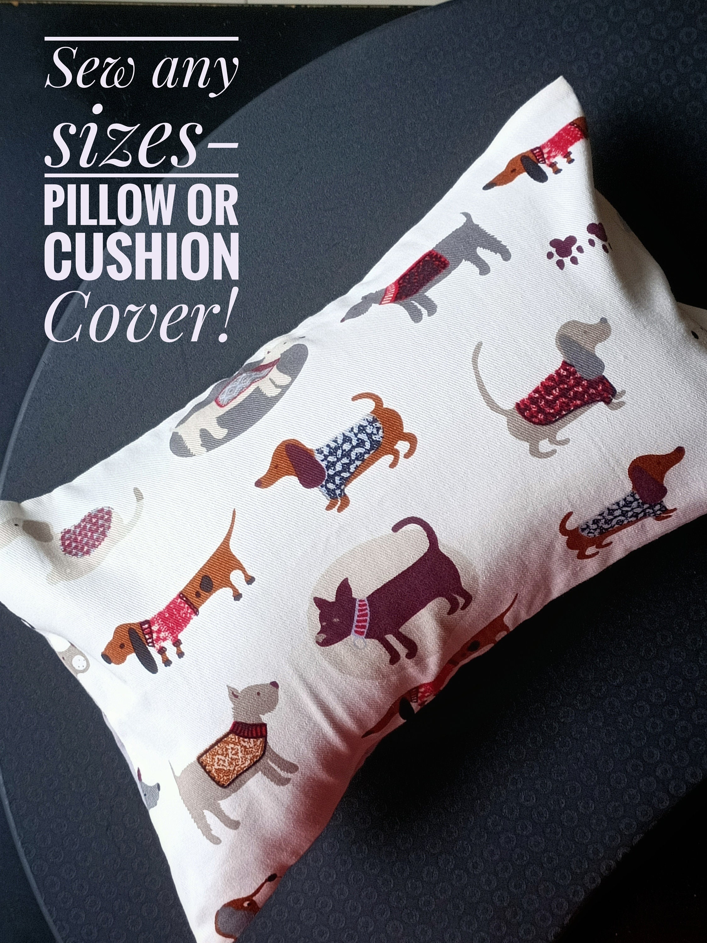 Easy DIY Cushion Cover Sewing Pattern Perfect for Beginners, Instant ...