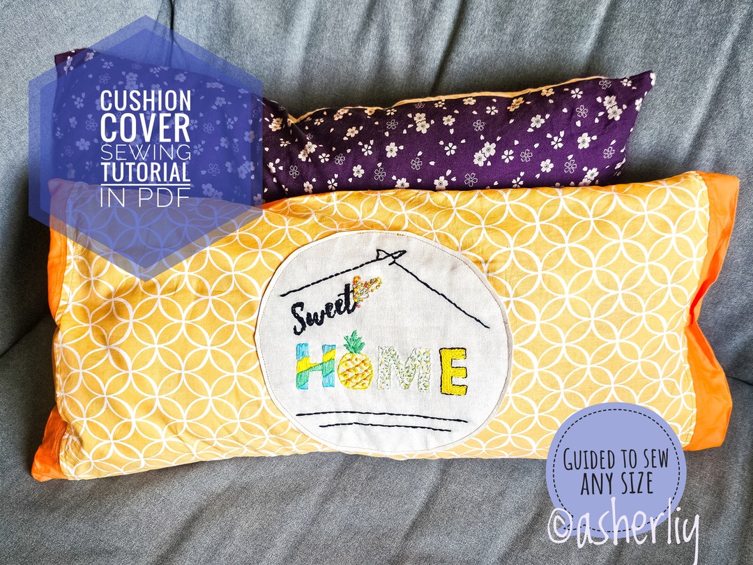 Easy DIY Cushion Cover Sewing Pattern Perfect for Beginners, Instant ...