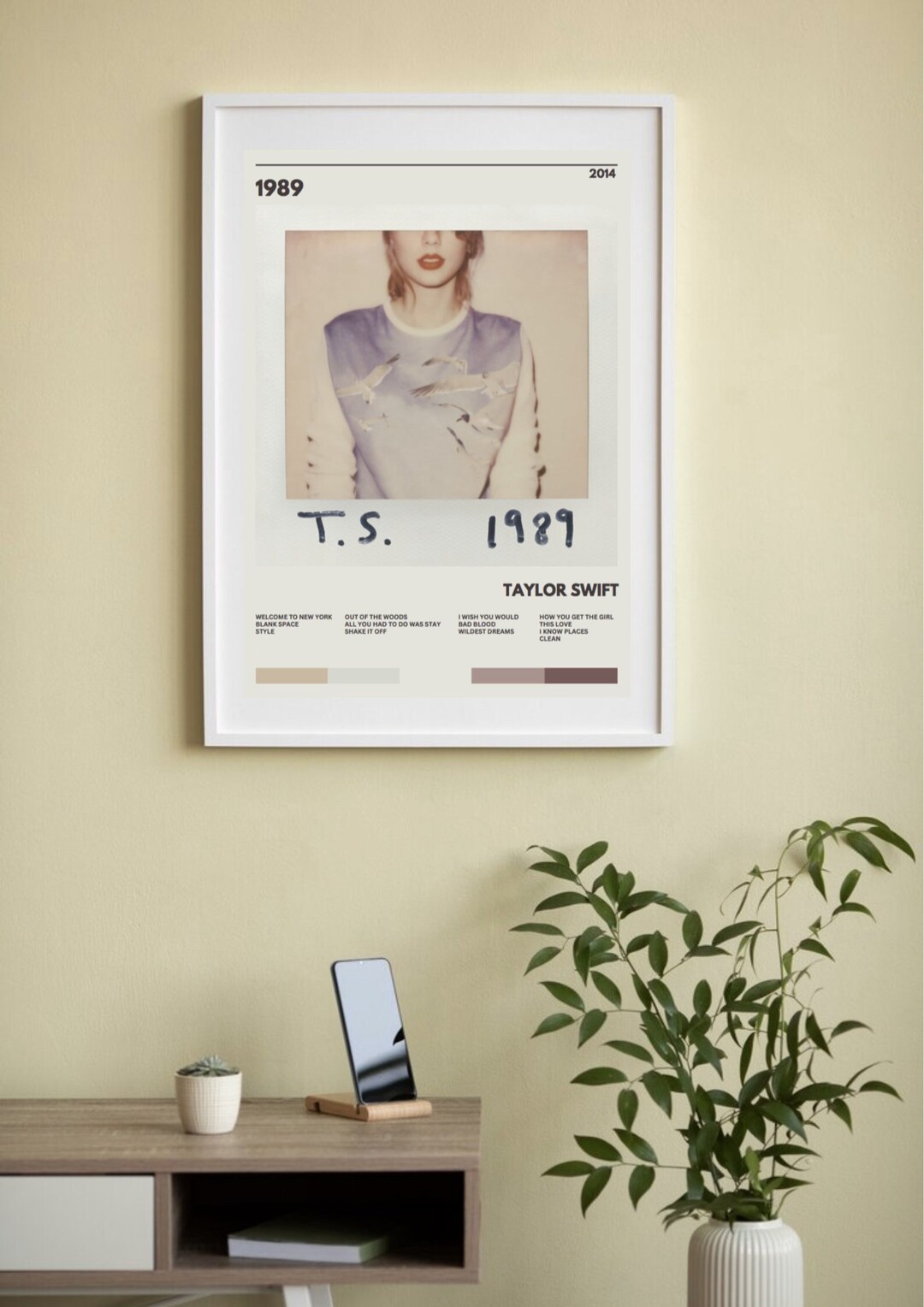 1989 Album Cover Taylor Swift. Trendy, Music, Retro Digital Prints - Etsy