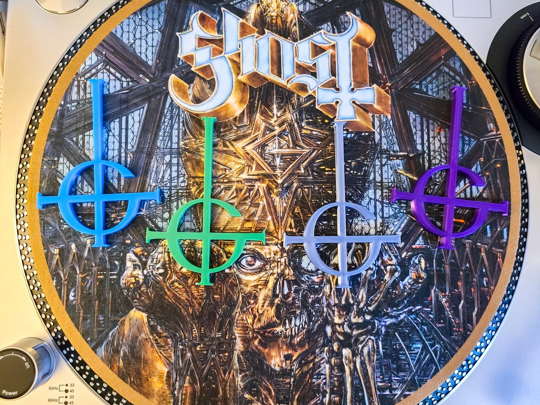 Ghost Grucifix Inverted Cross Logo Decoration Necklace Pendant 3D ...