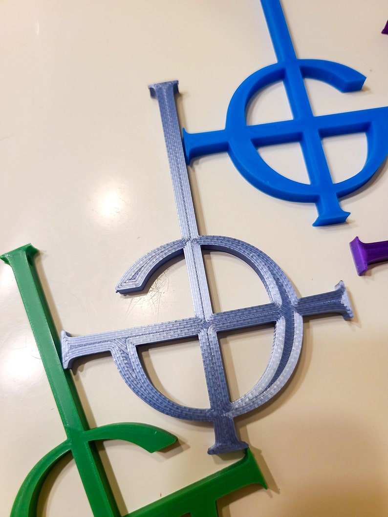 Ghost Grucifix Inverted Cross Logo Decoration Necklace Pendant - Etsy