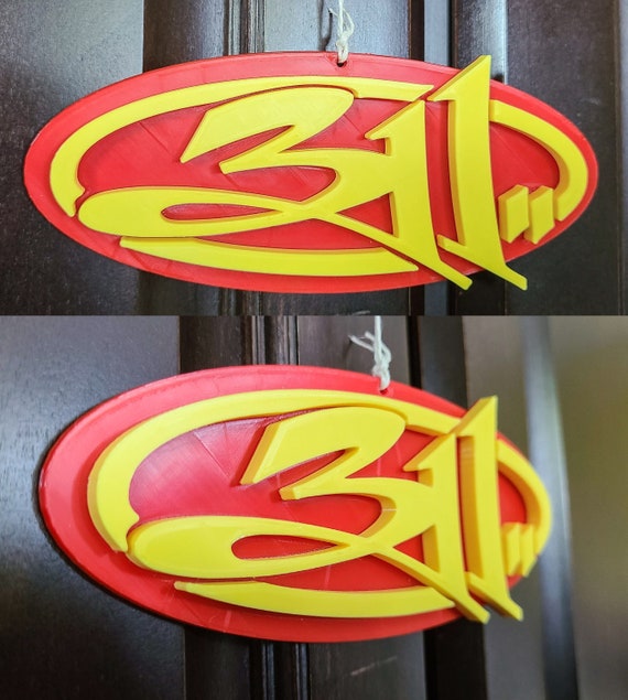 311 Band Logo Decoration 3D Printed Custom Colors Blue Album - Etsy