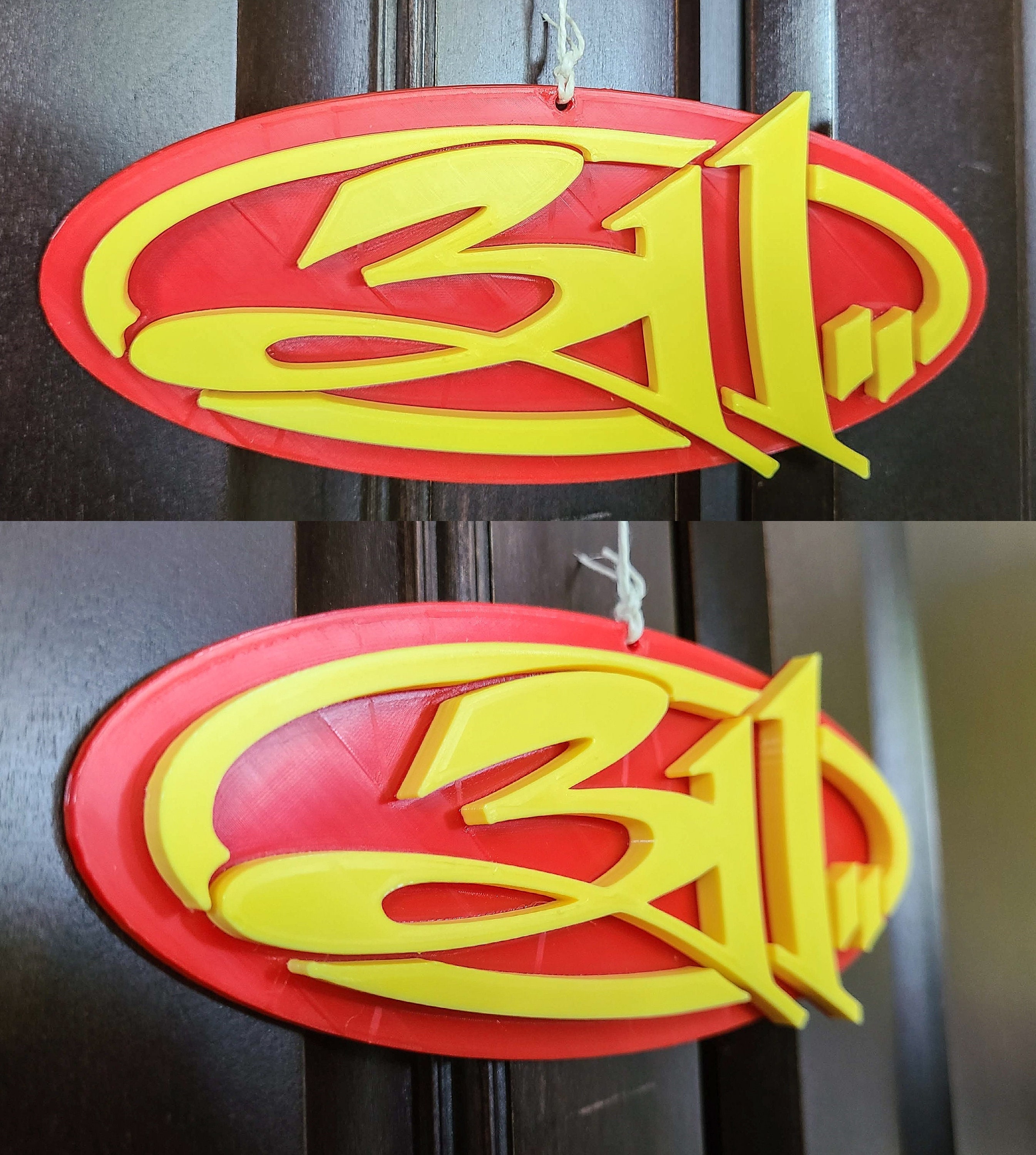 311 Band Logo Decoration 3D Printed Custom Colors Blue Album Self ...