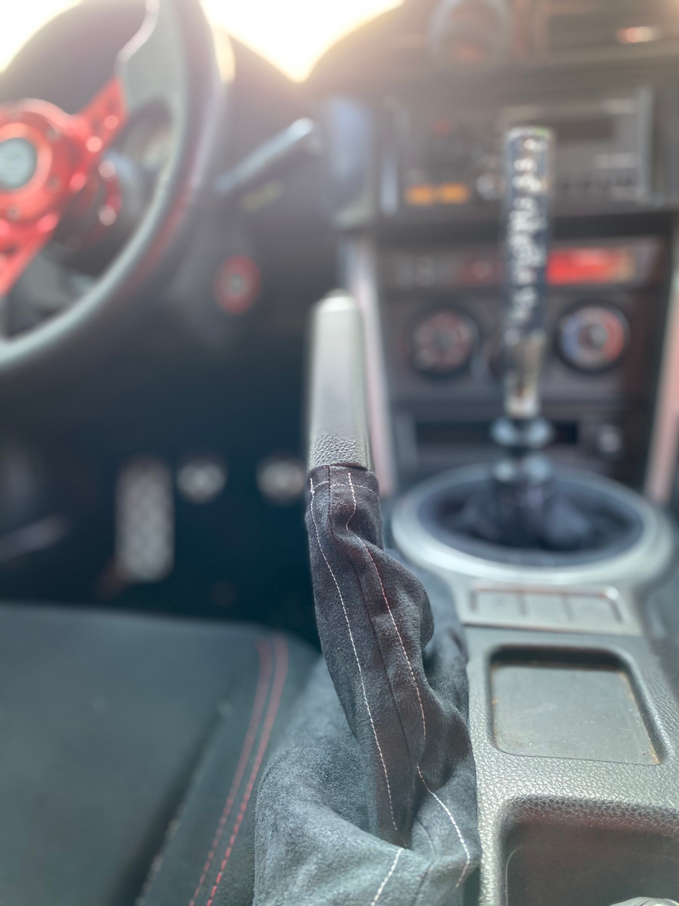 Black Suede Shift Boot and E-brake Set - Etsy