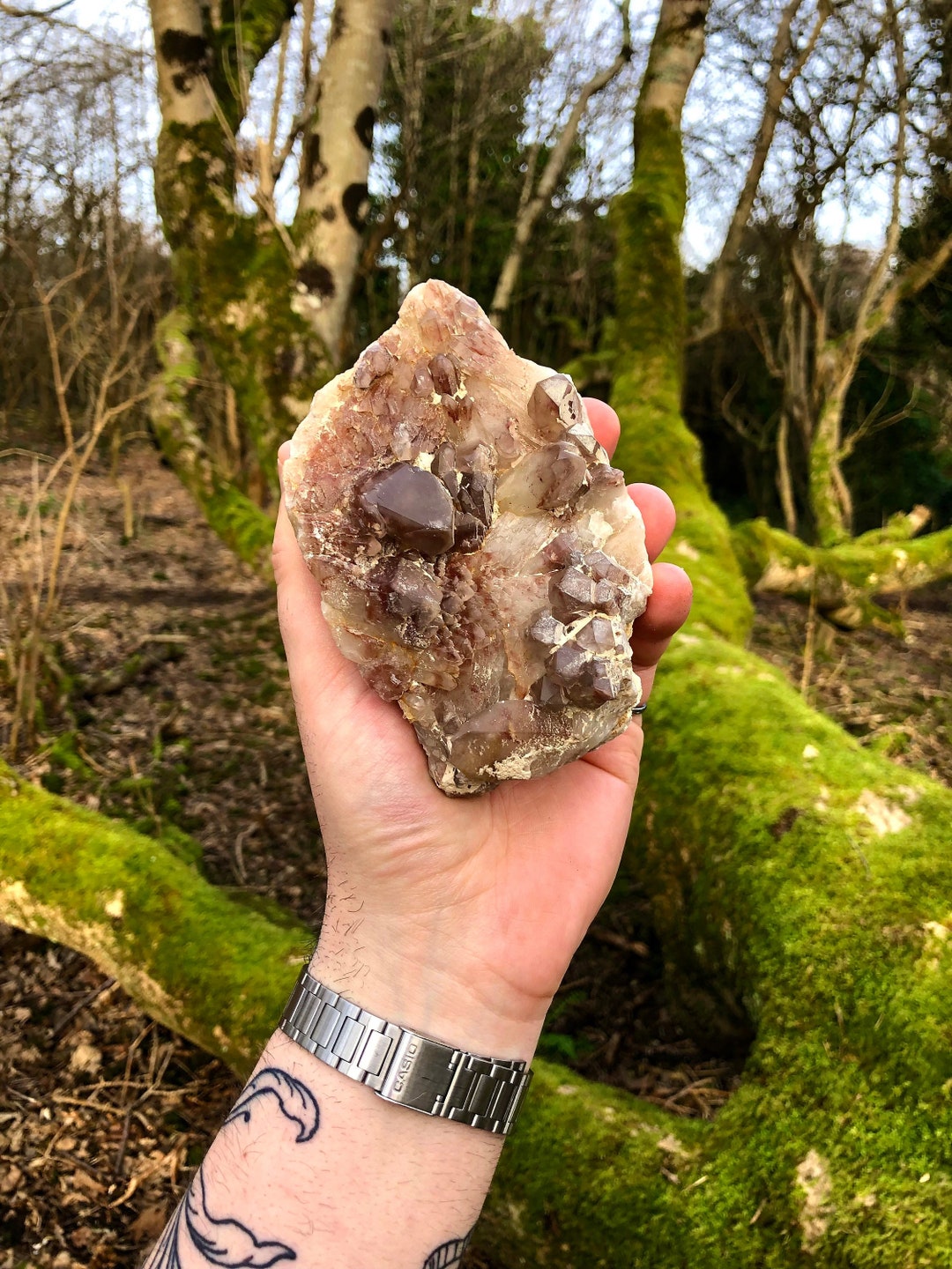 Raw Red Hematoid Quartz Crystal Specimen: Fire Quartz From Karoi ...