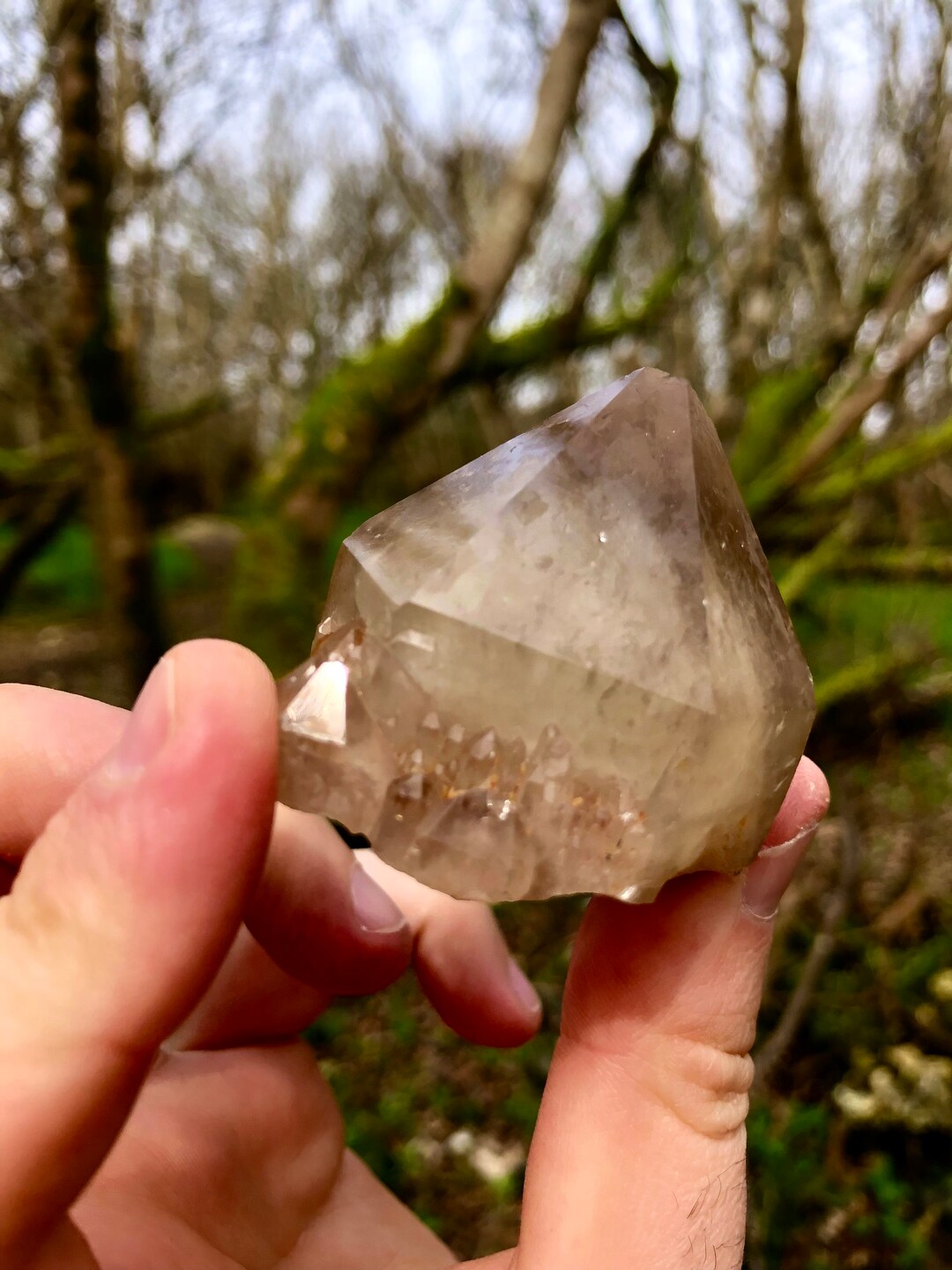 Natural Smoky Citrine Tip With Phantom Inclusion Raw Congo Citrine ...