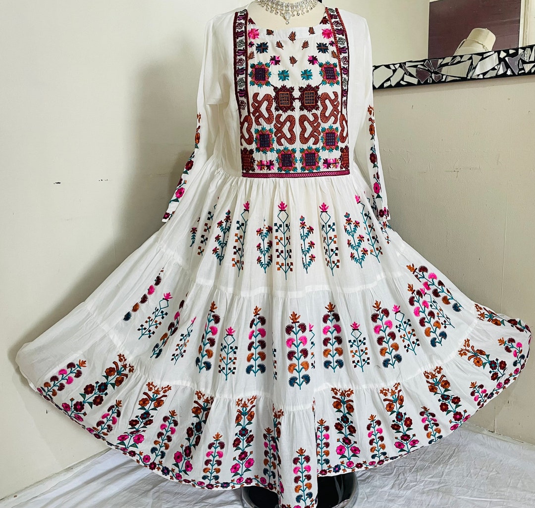 Beautiful Embroidered Long Frock for Summer in Medium Size. - Etsy