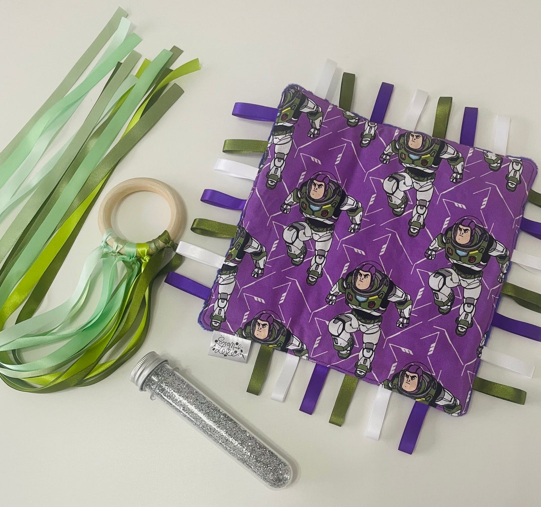 Baby Sensory Gift Set. Boy. Buzz. Space. Lightyear. Green. Purple ...