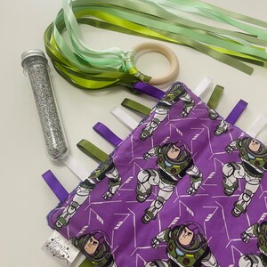 Baby Sensory Gift Set. Boy. Buzz. Space. Lightyear. Green. Purple ...