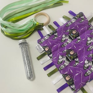 Baby Sensory Gift Set. Boy. Buzz. Space. Lightyear. Green. Purple ...