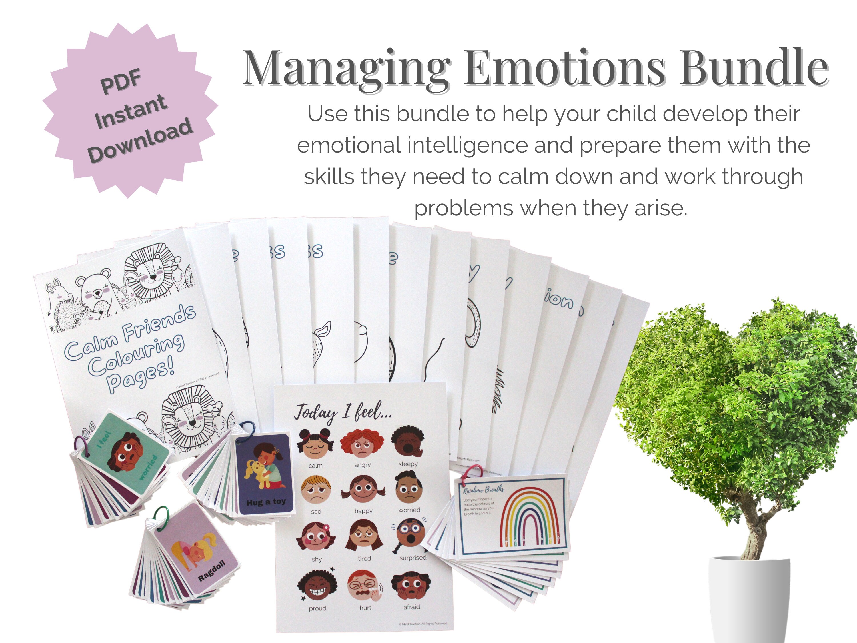 Managing Emotions Printable Bundle Emotion Flashcards - Etsy Australia