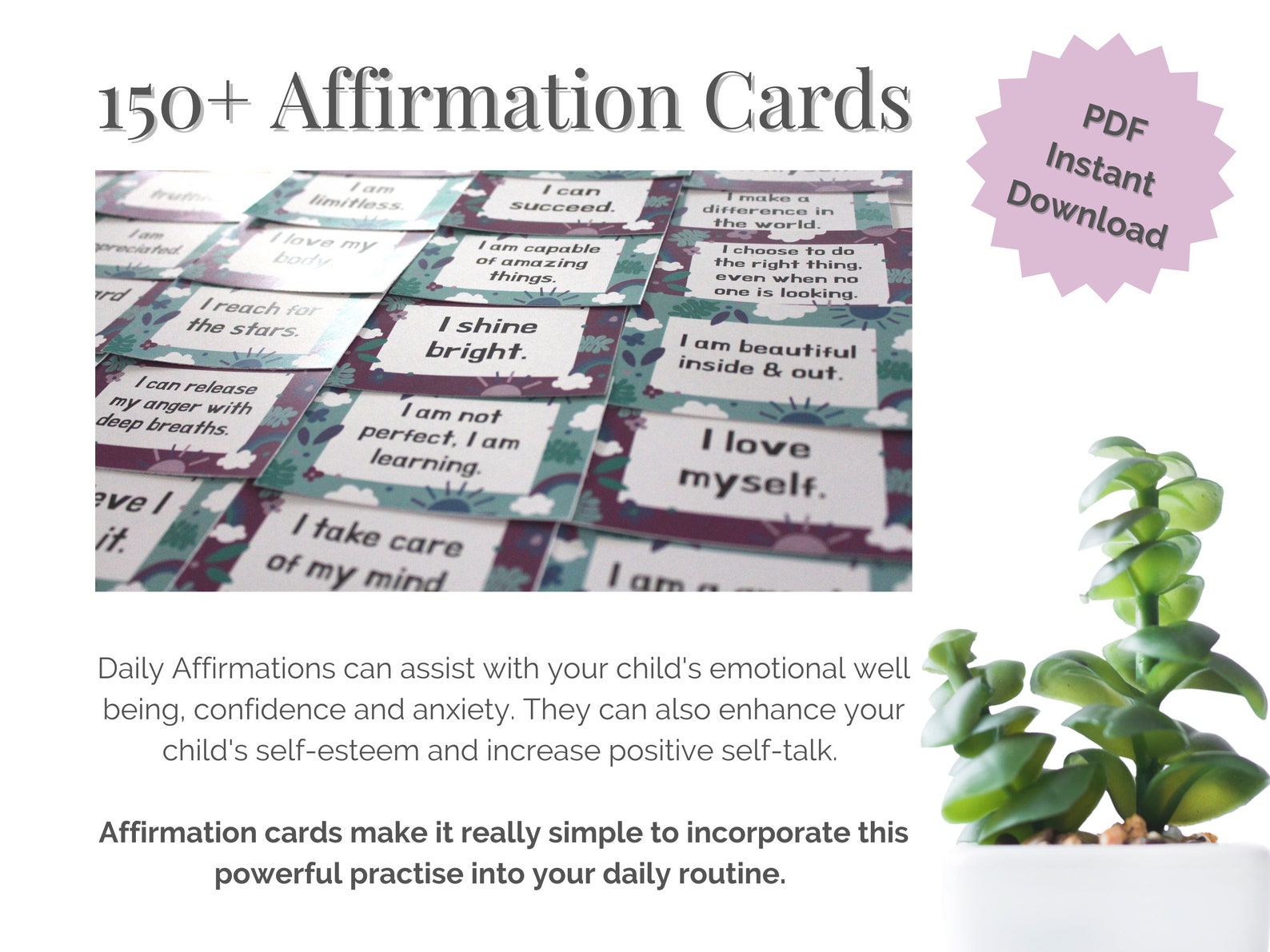 Printable Affirmation Cards for Kids Lunchbox Notes - Etsy Australia