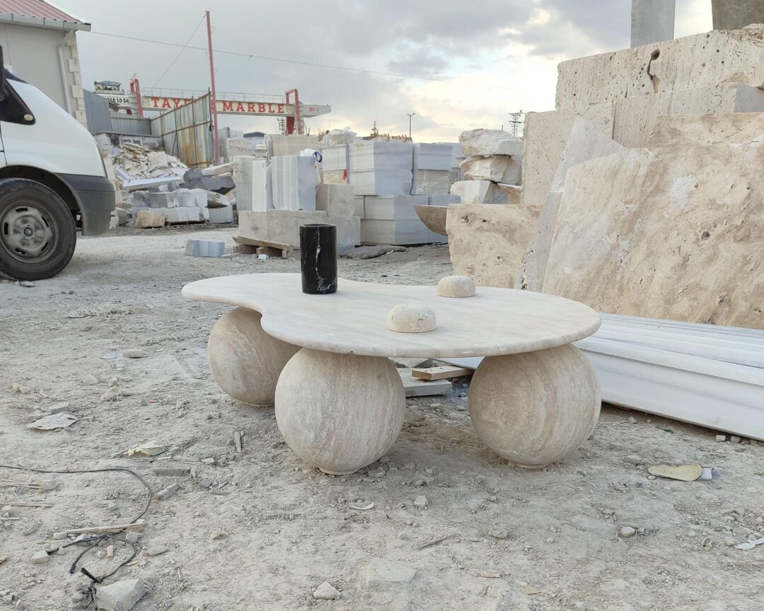 Travertine Coffee Table, Marble Coffee Table,garden Coffee Table ...