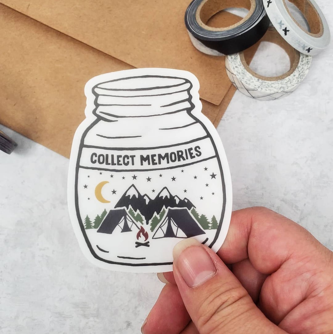 Collecting Memories Sticker, Making Memories, Adventure Sticker, Summer ...