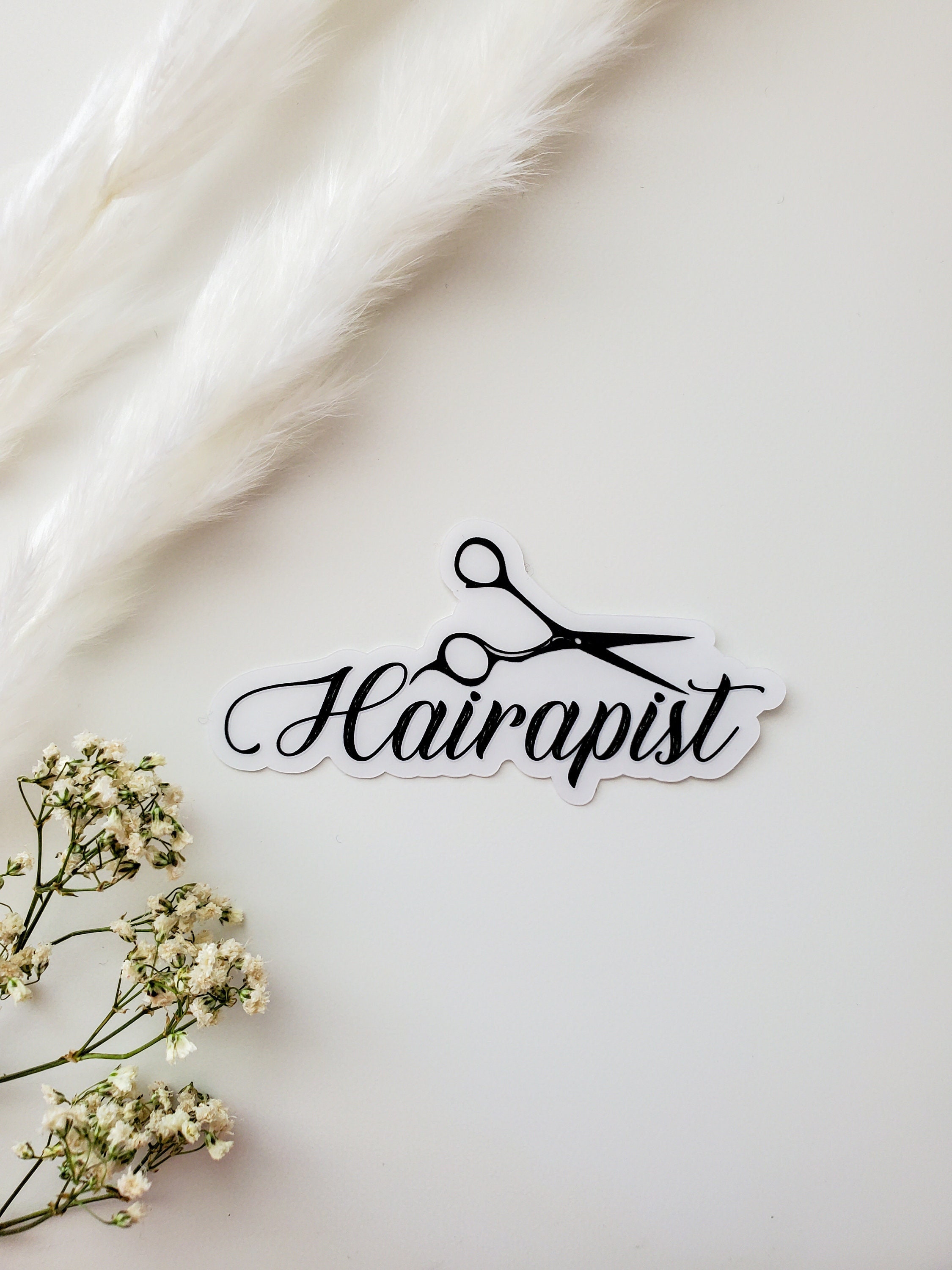 Hairapist Sticker, Hairstylist Sticker, Hair Whispers, Stylist Life ...