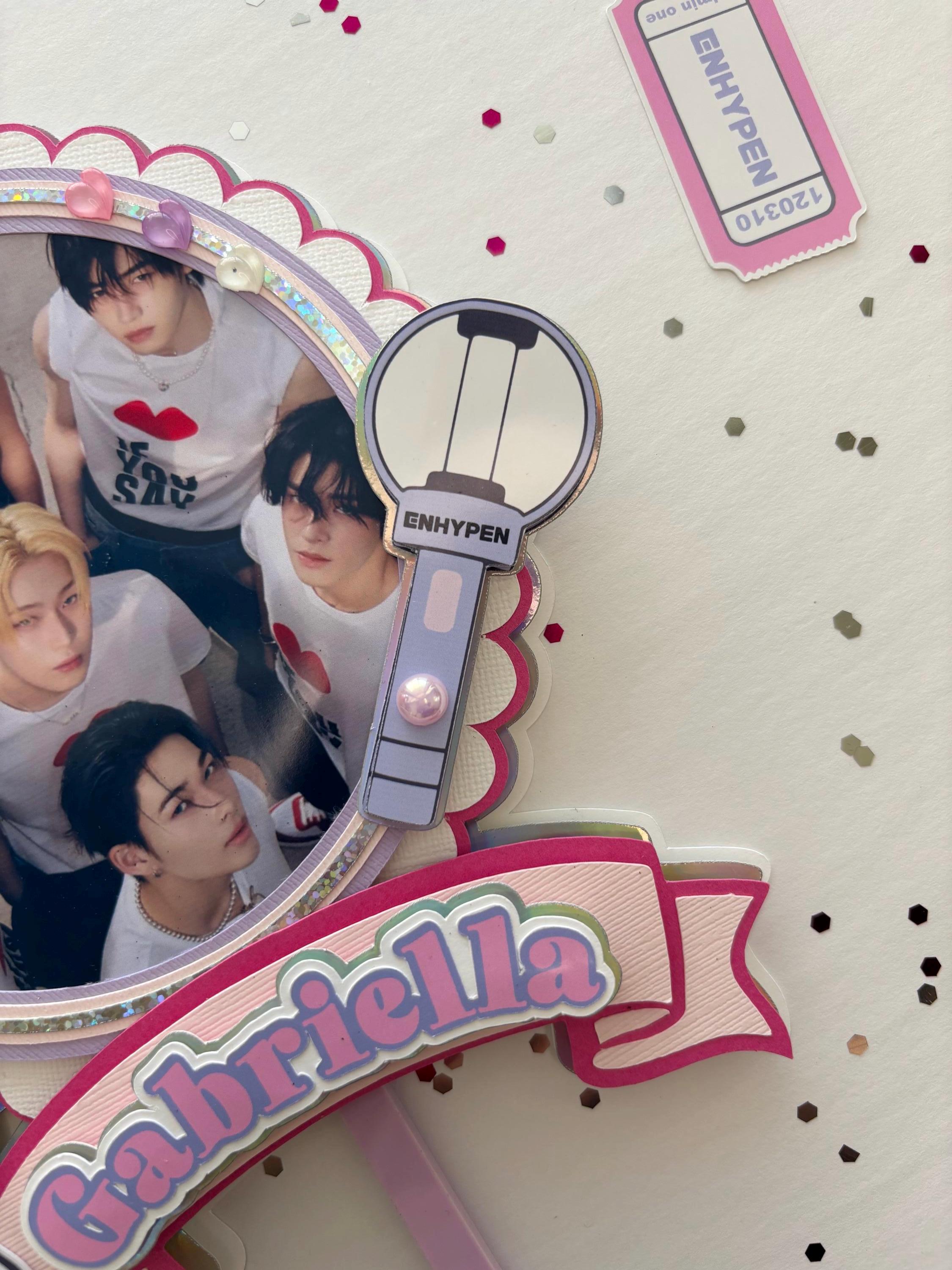 Enhypen Cake Topper/k-pop Cake Topper/enhypen Cake /korean Band Cake ...