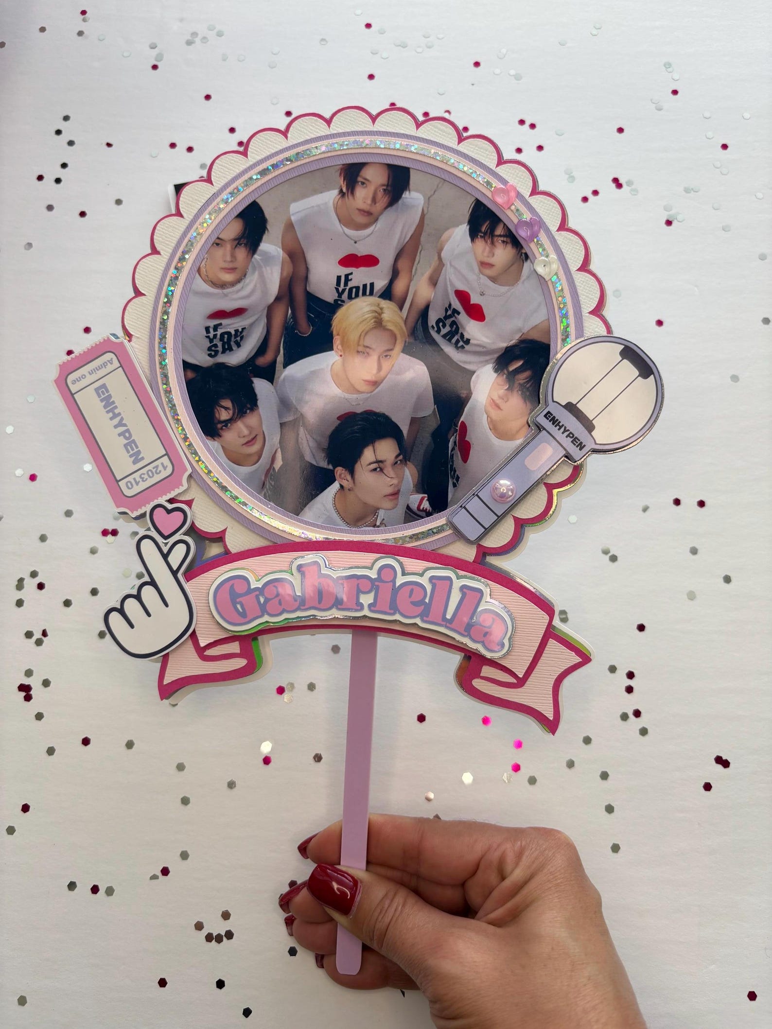 Enhypen Cake Topper/k-pop Cake Topper/enhypen Cake /korean Band Cake ...