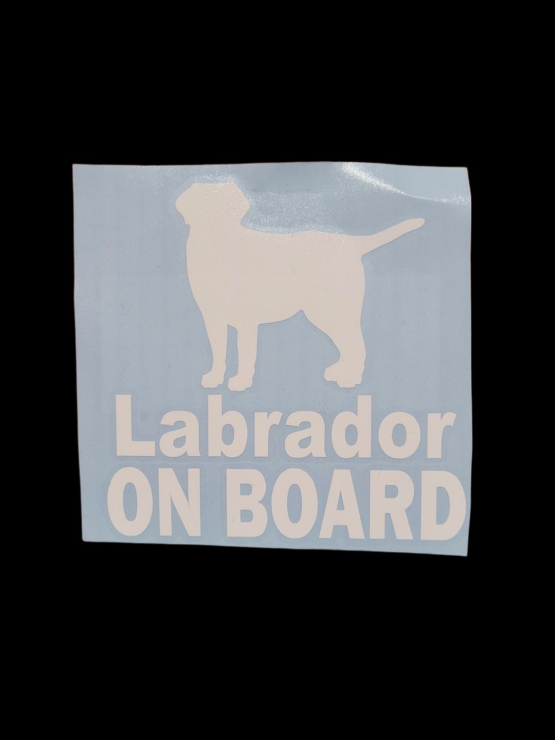 Labrador on Board Decal Car Decal Dog Decal Labrador Decal - Etsy