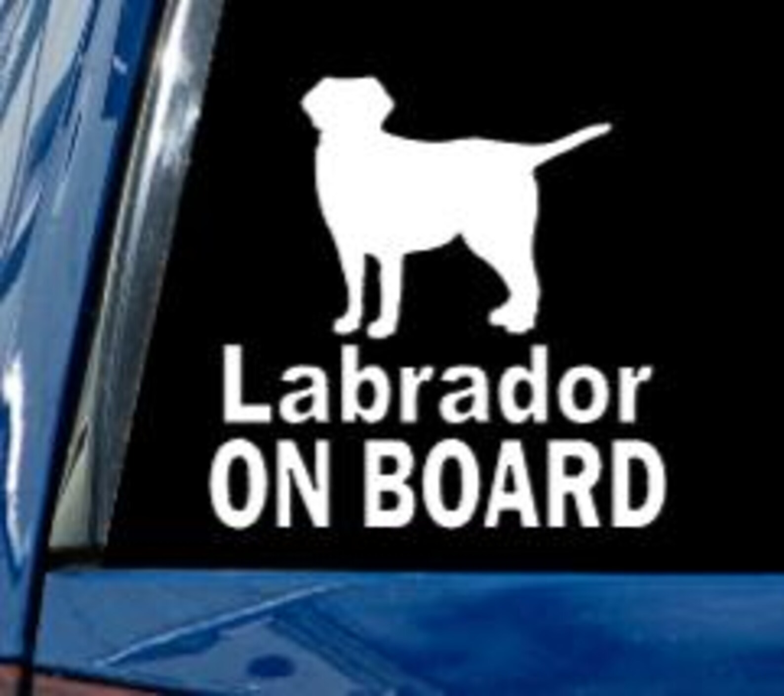 Labrador on Board Decal; Car Decal; Dog Decal; Labrador Decal; Dog ...