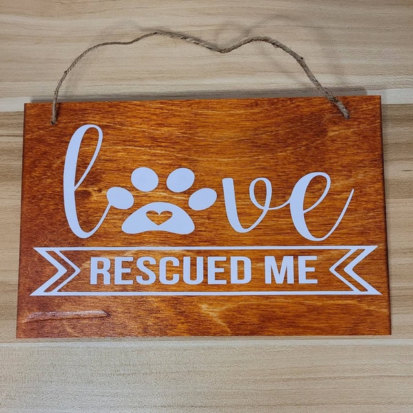 Rescue Dog Sign - Etsy