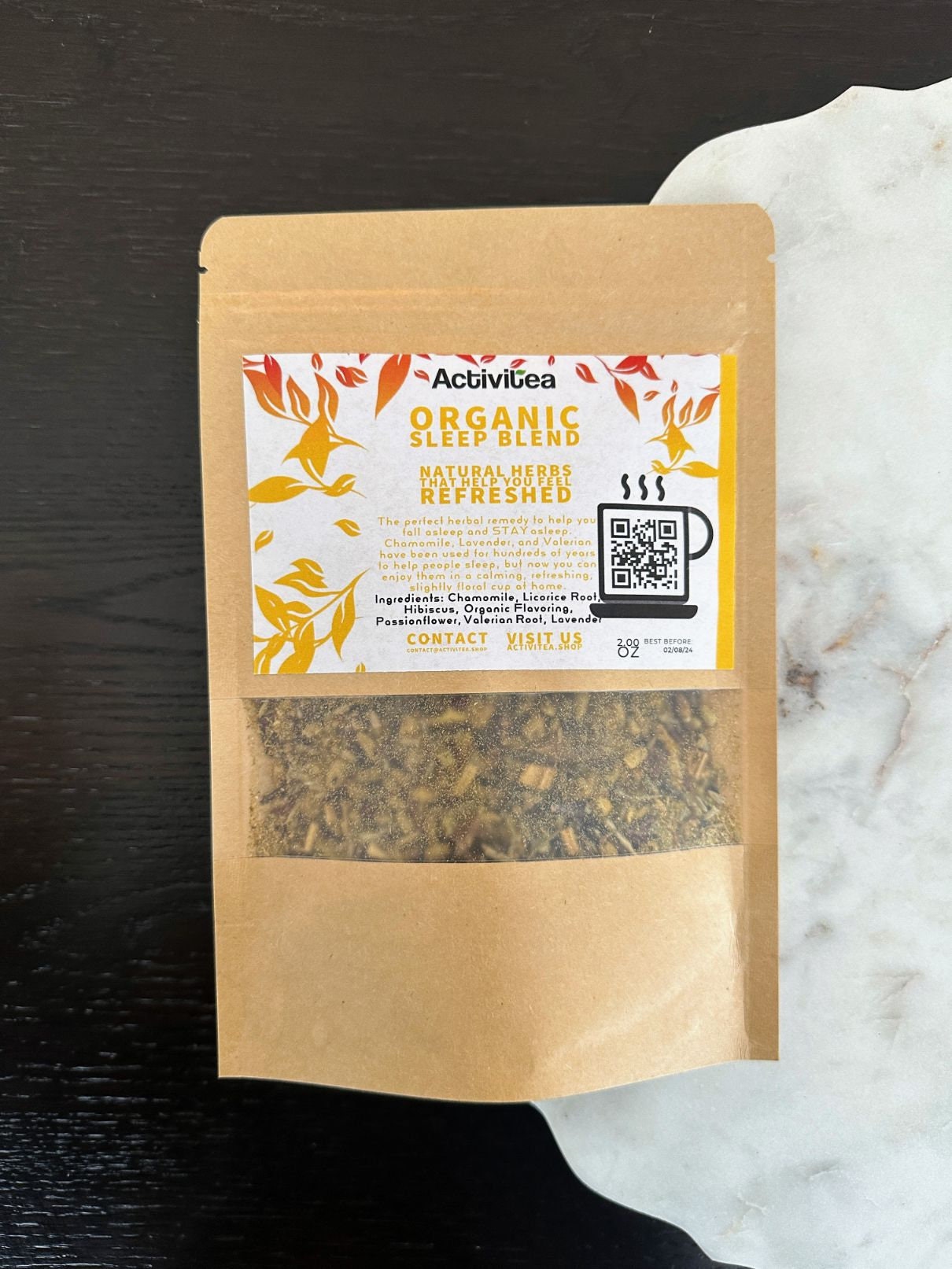 Organic Sleep Tea Blend A Calmin Tea With Chamomile, Licorice Root ...
