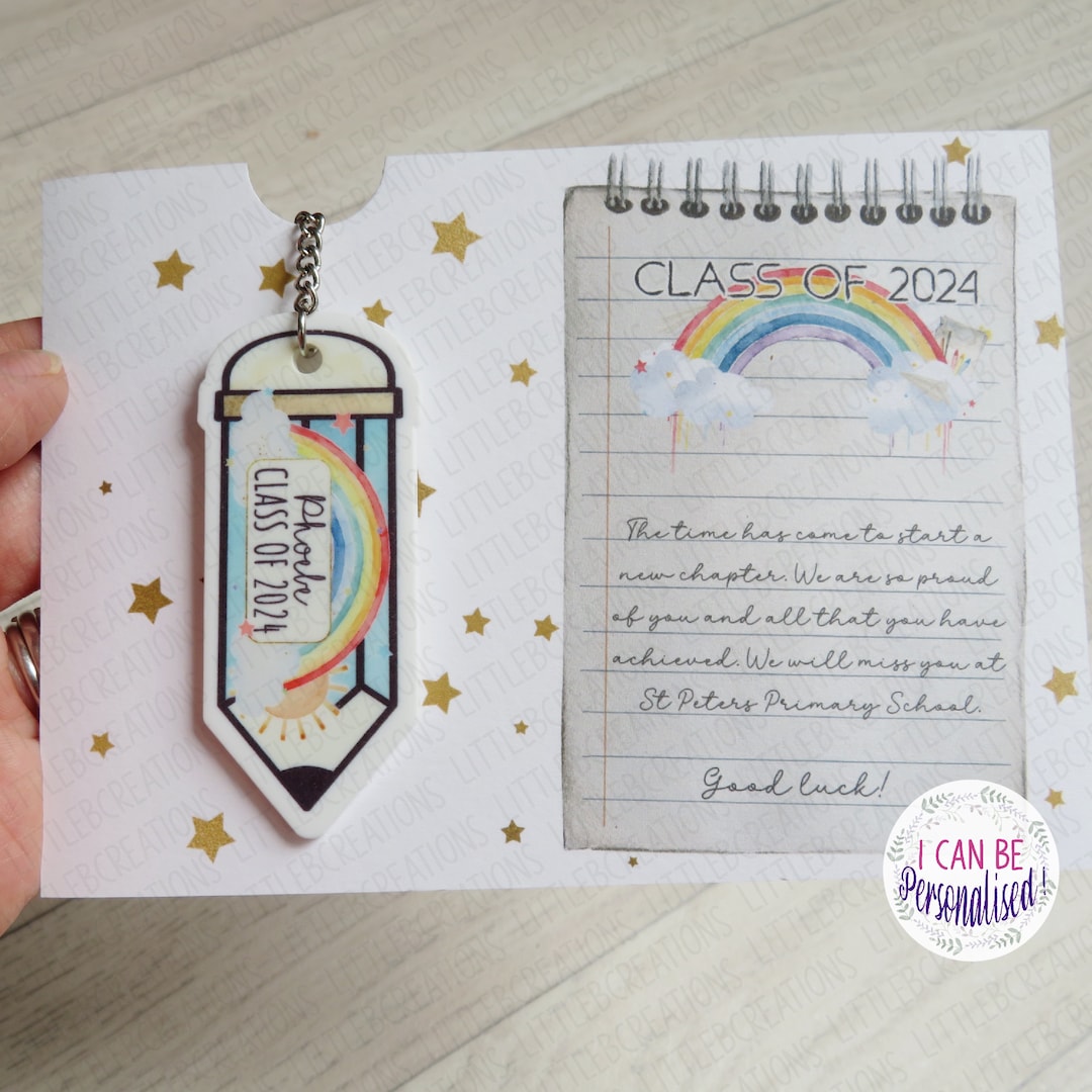 Personalised School Leavers Gift, 2024 Class Leavers Gift, Gift From ...