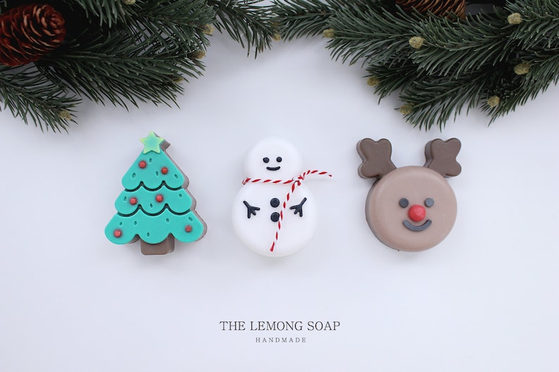 Christmas Soap, Natural Soap, Handmade Soap, Christmas Gift, Holiday ...