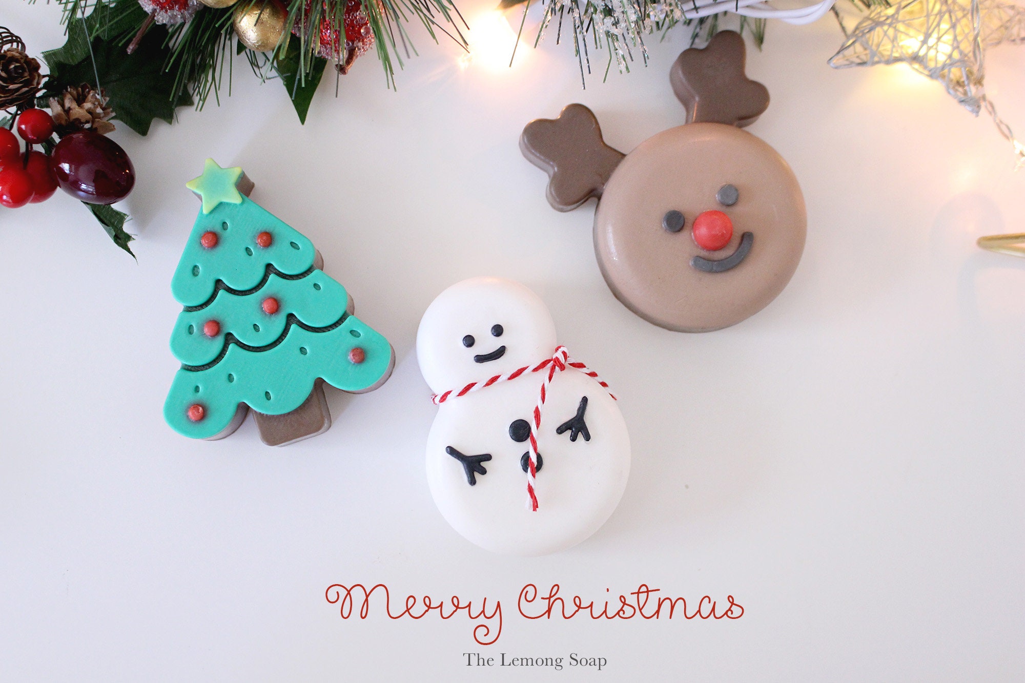 Christmas Soap, Natural Soap, Handmade Soap, Christmas Gift, Holiday ...