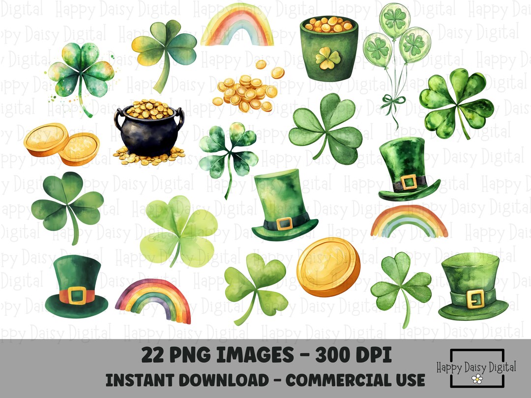 Saint Patricks Day Rainbow PNG, St Patricks Day PNG, St Patricks Day ...