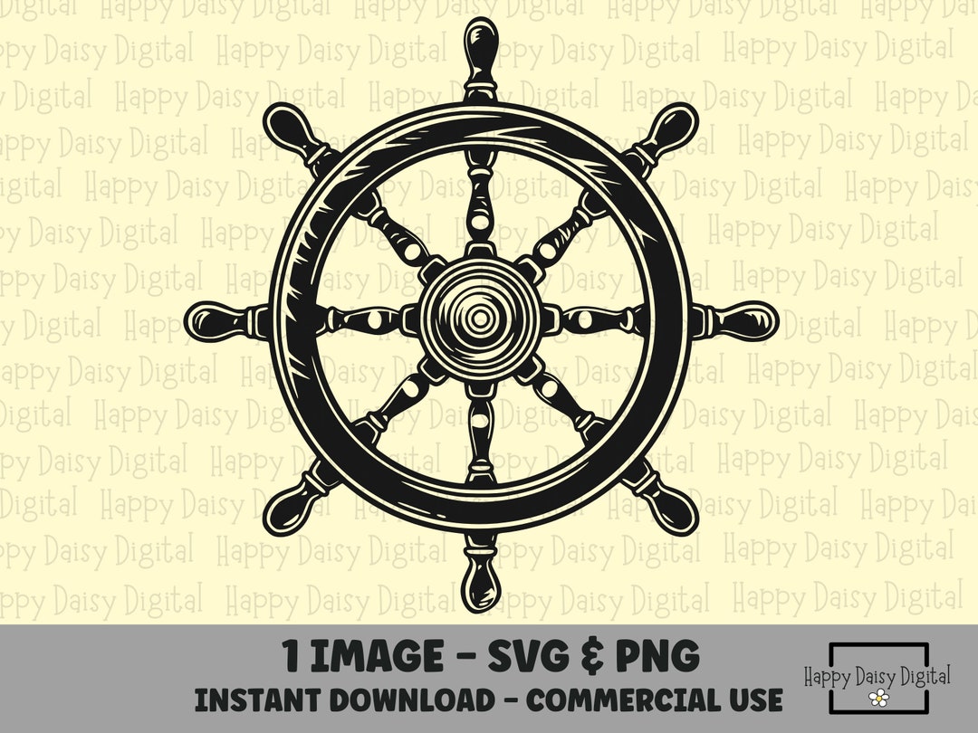 Ship Wheel SVG, Ship Wheel PNG, Ship Wheel Clipart, Ship Wheel Clip Art ...