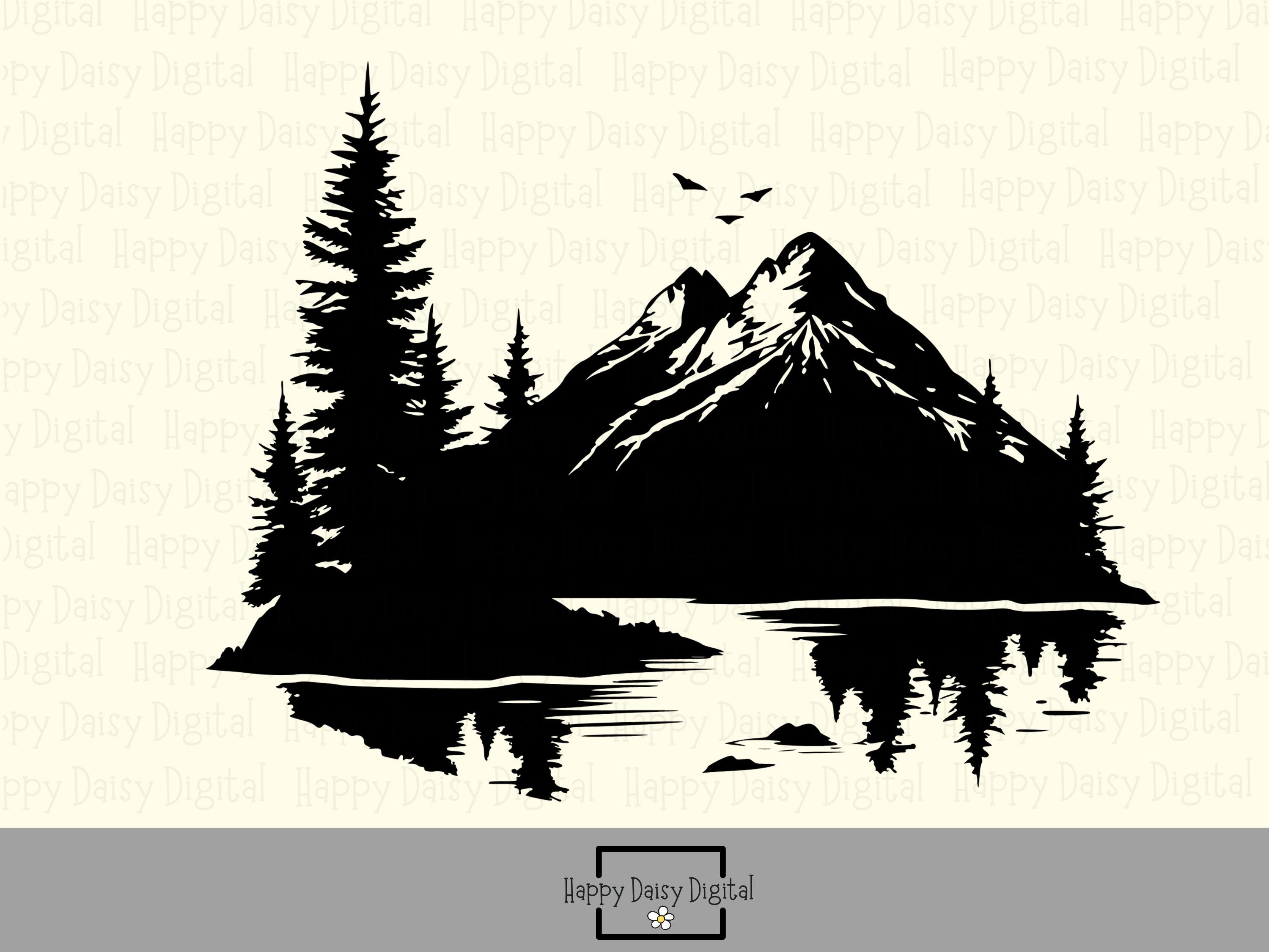 Mountain SVG, Mountain PNG, Mountain Clipart, Mountain Vector, Mountain ...