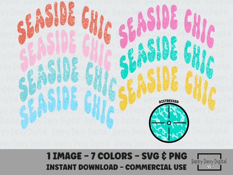 Seaside Chic SVG, Seaside Chic PNG, Summer Vibes PNG, Vacation Svg ...