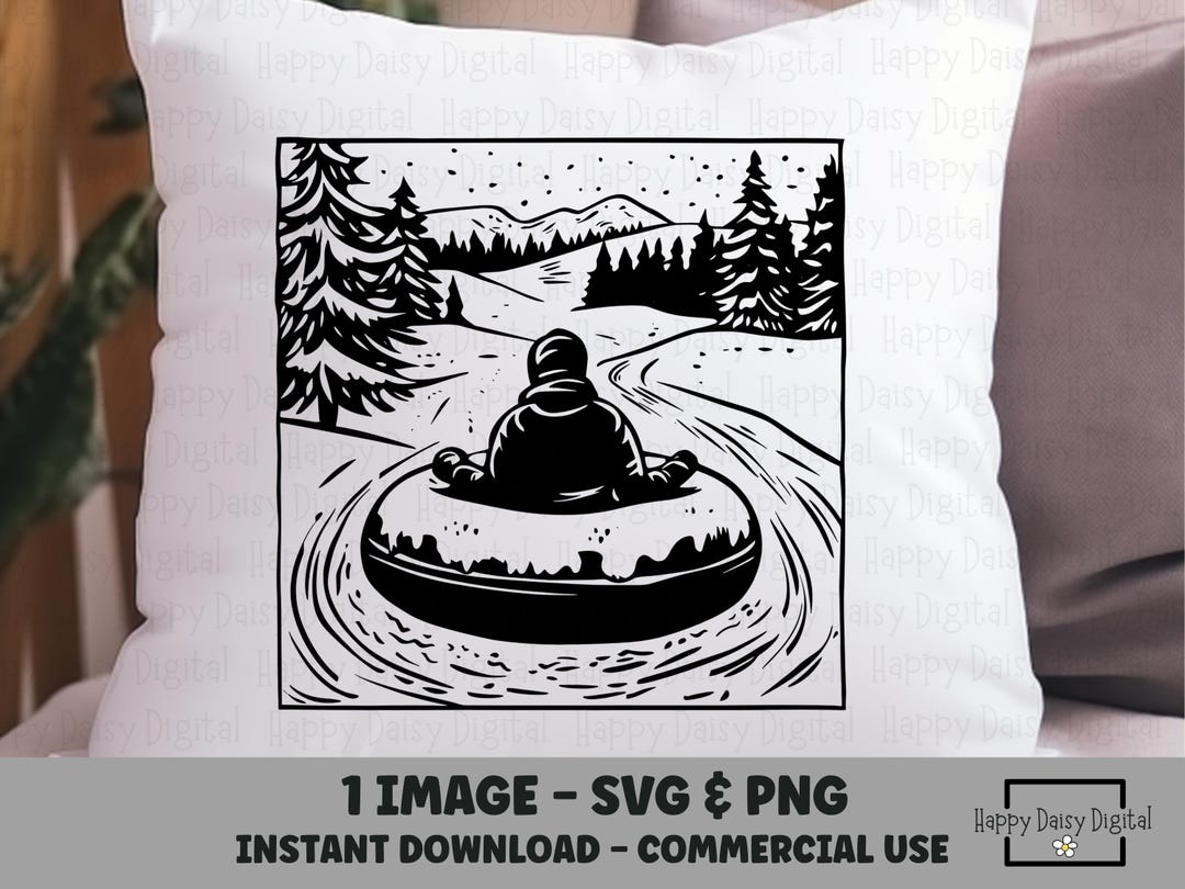 Snow Tubing SVG, Snow Tubing PNG, Tube Svg, Snow Day SVG, Winter Svg ...