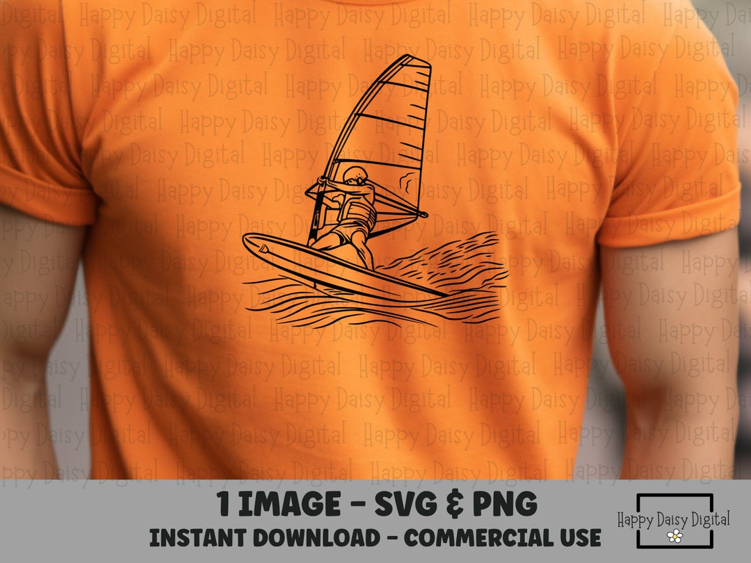 Wind Surfing SVG, Wind Surfing PNG, Wind Surfing Clipart, Wind Surfing ...