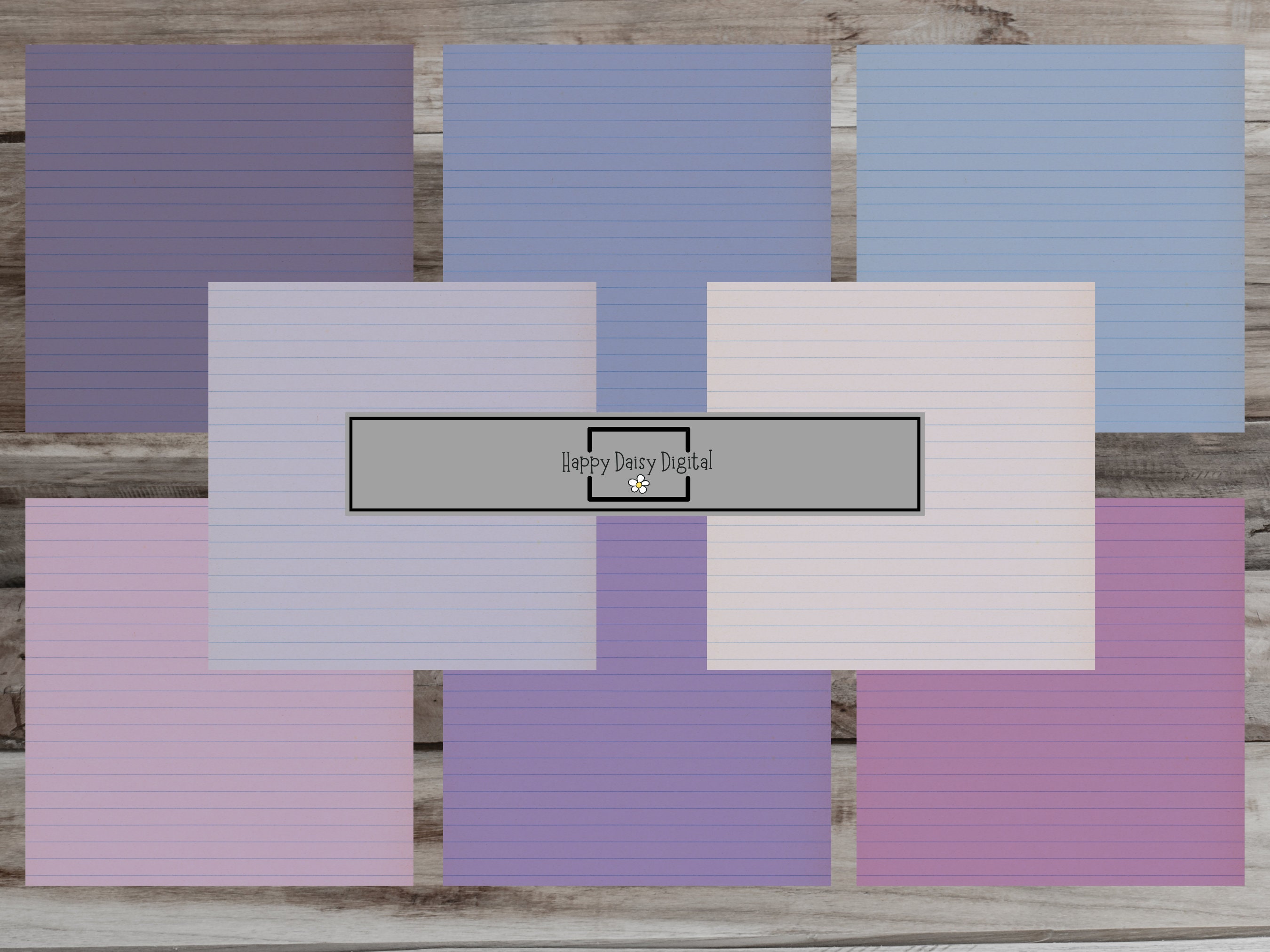 Lined Notebook Paper Digital Paper Digital Backdrop - Etsy