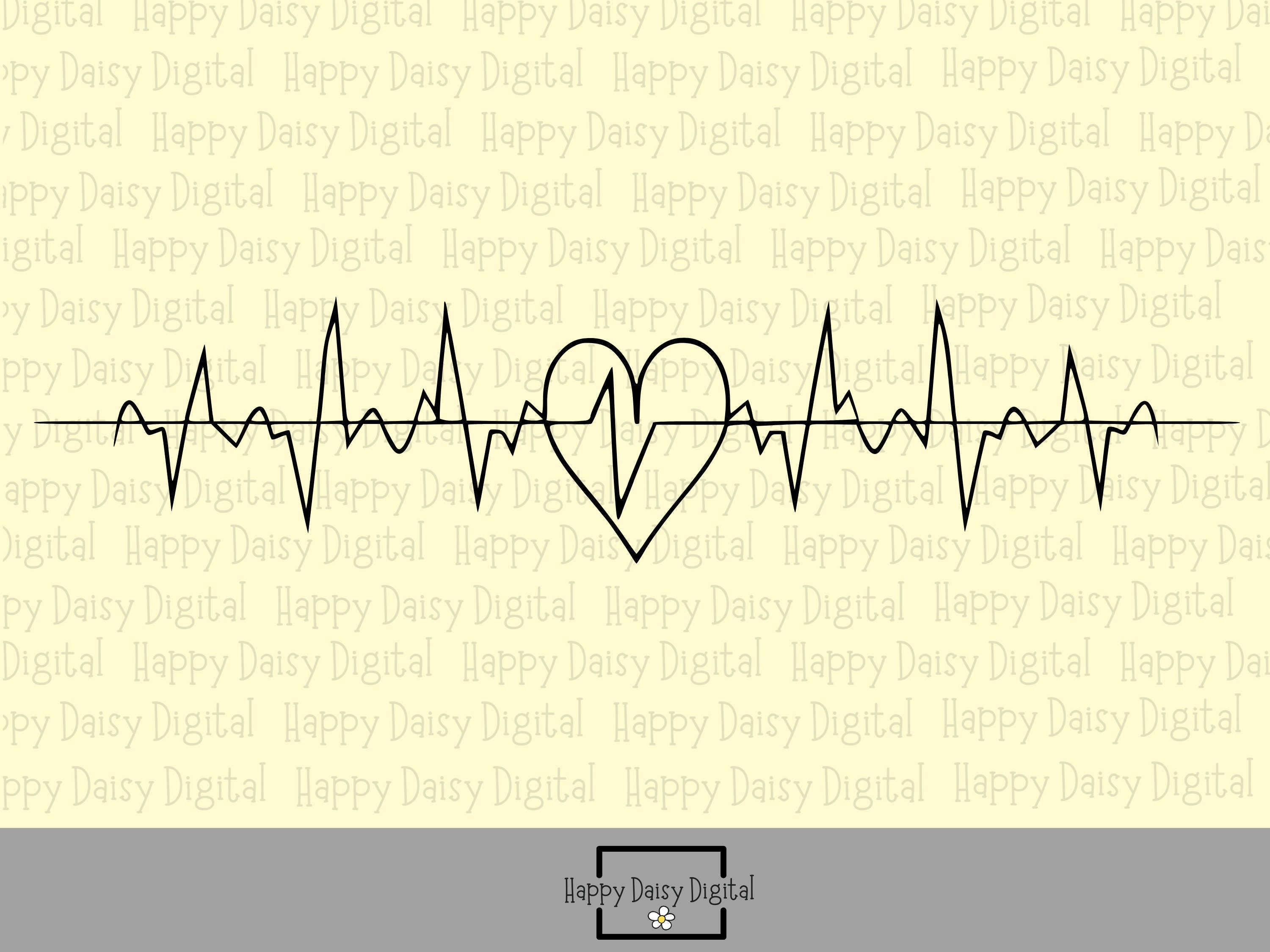 Heartbeat SVG, Heart Beat SVG, Heartbeat Line SVG, Simple Heart Svg ...