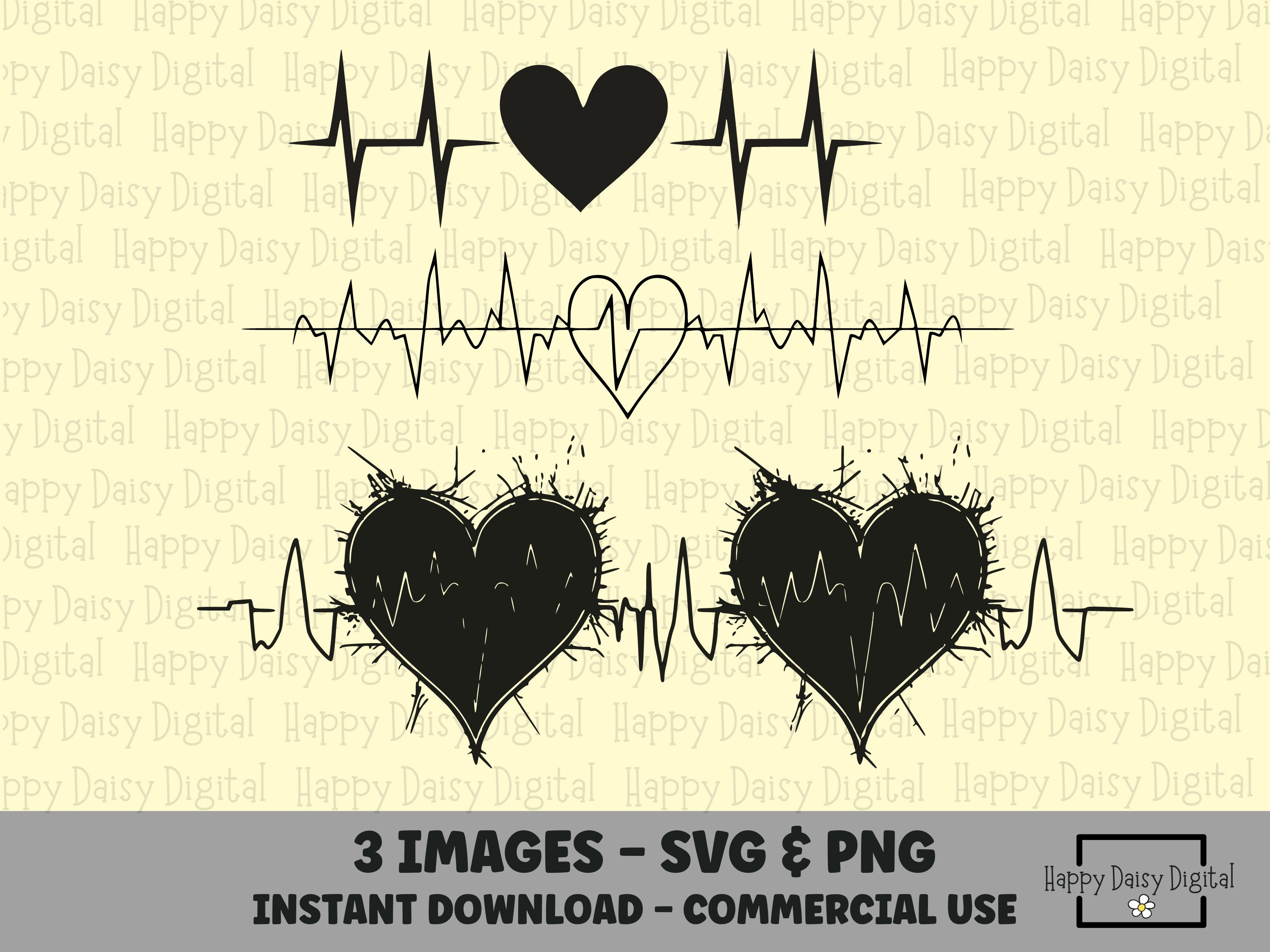 Heartbeat SVG, Heart Beat SVG, Heartbeat Line SVG, Simple Heart Svg ...