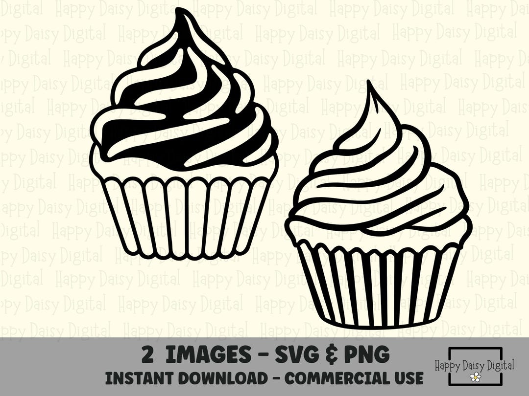 Cupcake PNG, Cupcake SVG, Cupcake Vector, Cupcake Clipart, Baking SVG ...