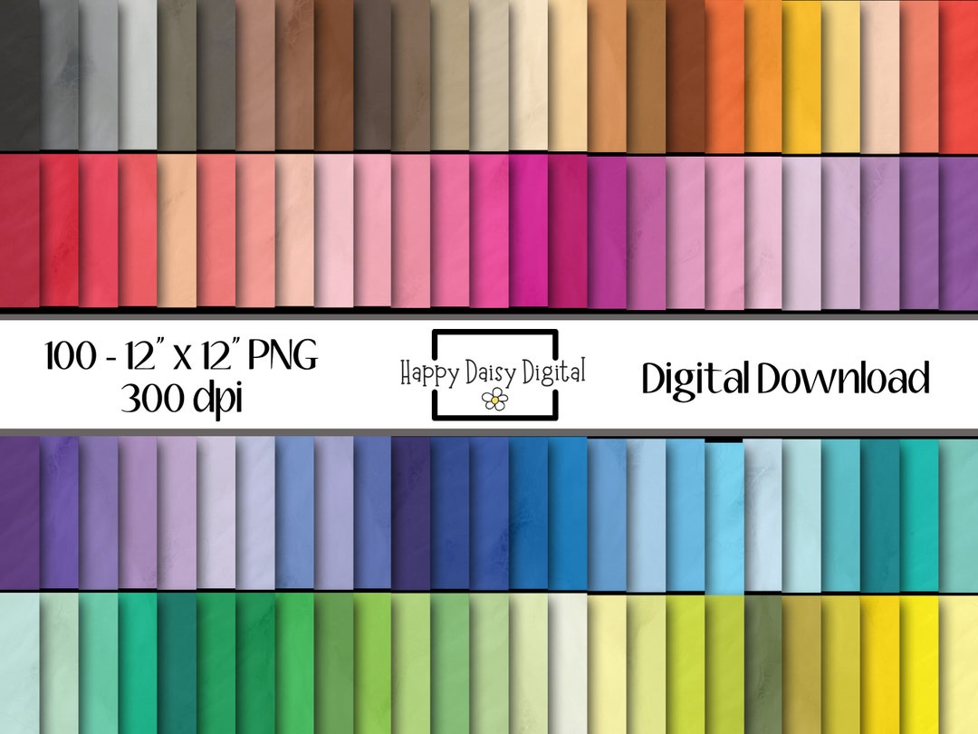 100 Colors Knit Yarn Texture Digital Paper, Digital Backdrop, Scrapbook ...