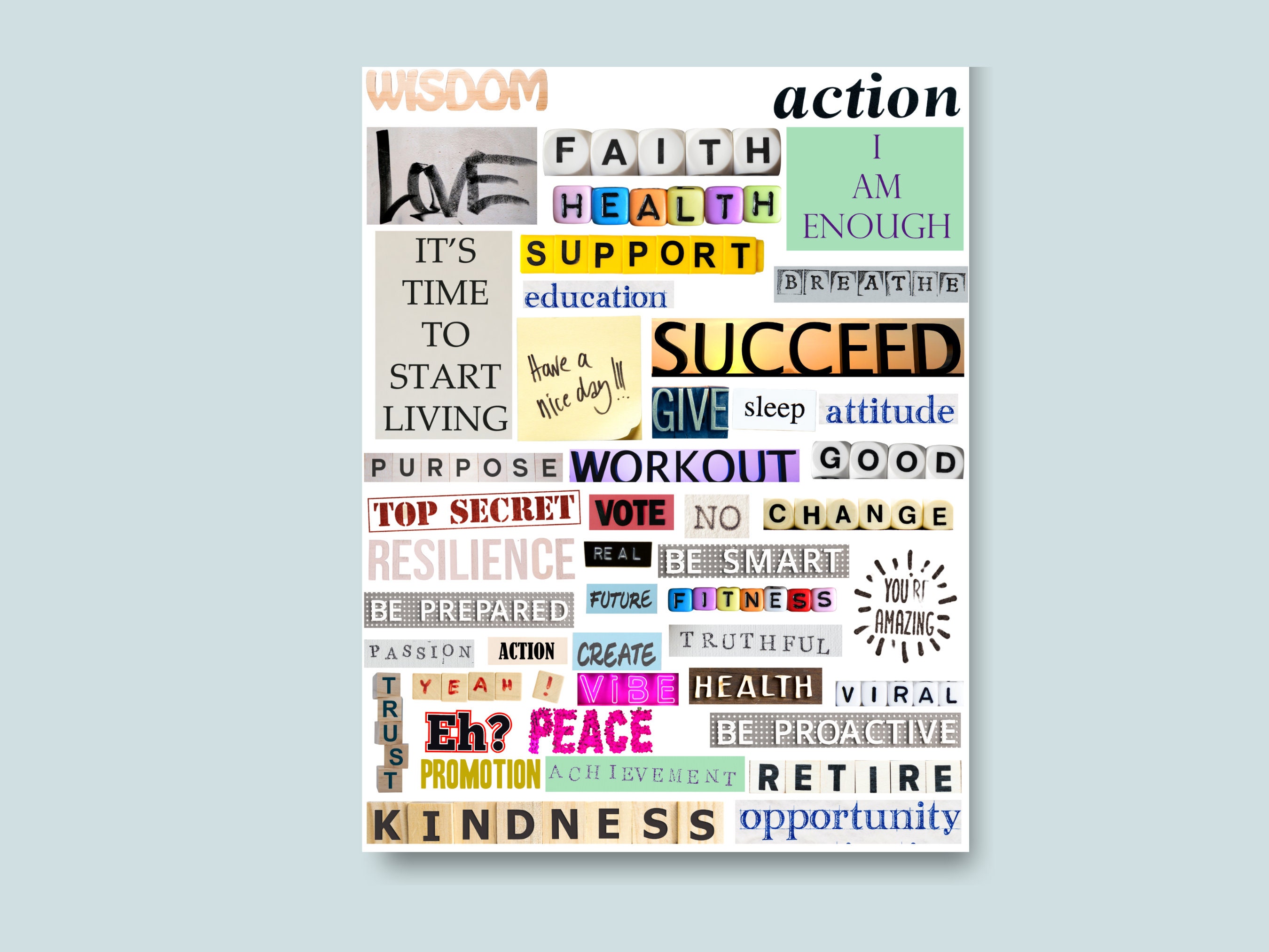 2024 Vision Board Kit Ultimate Vision Board Vision Board Bundle Dream ...