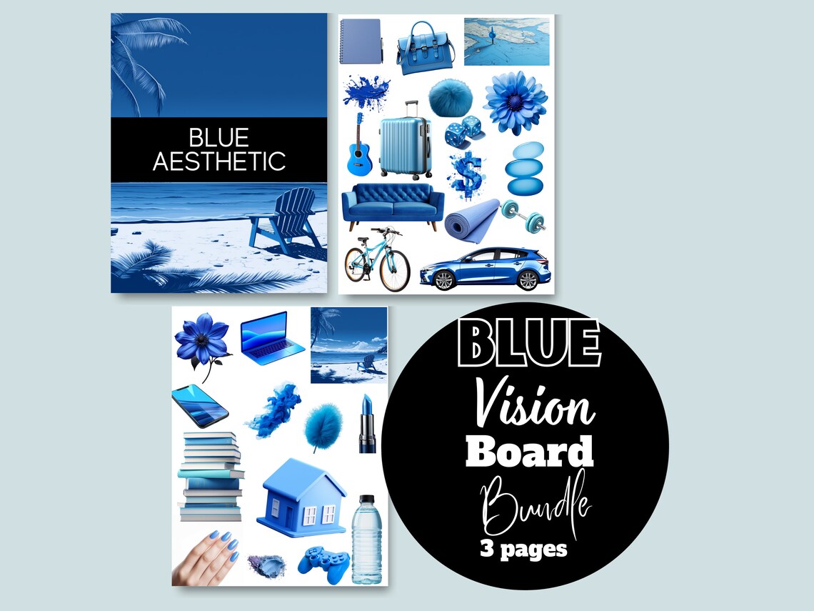 2024 Vision Board Kit Ultimate Vision Board Vision Board Bundle Dream ...