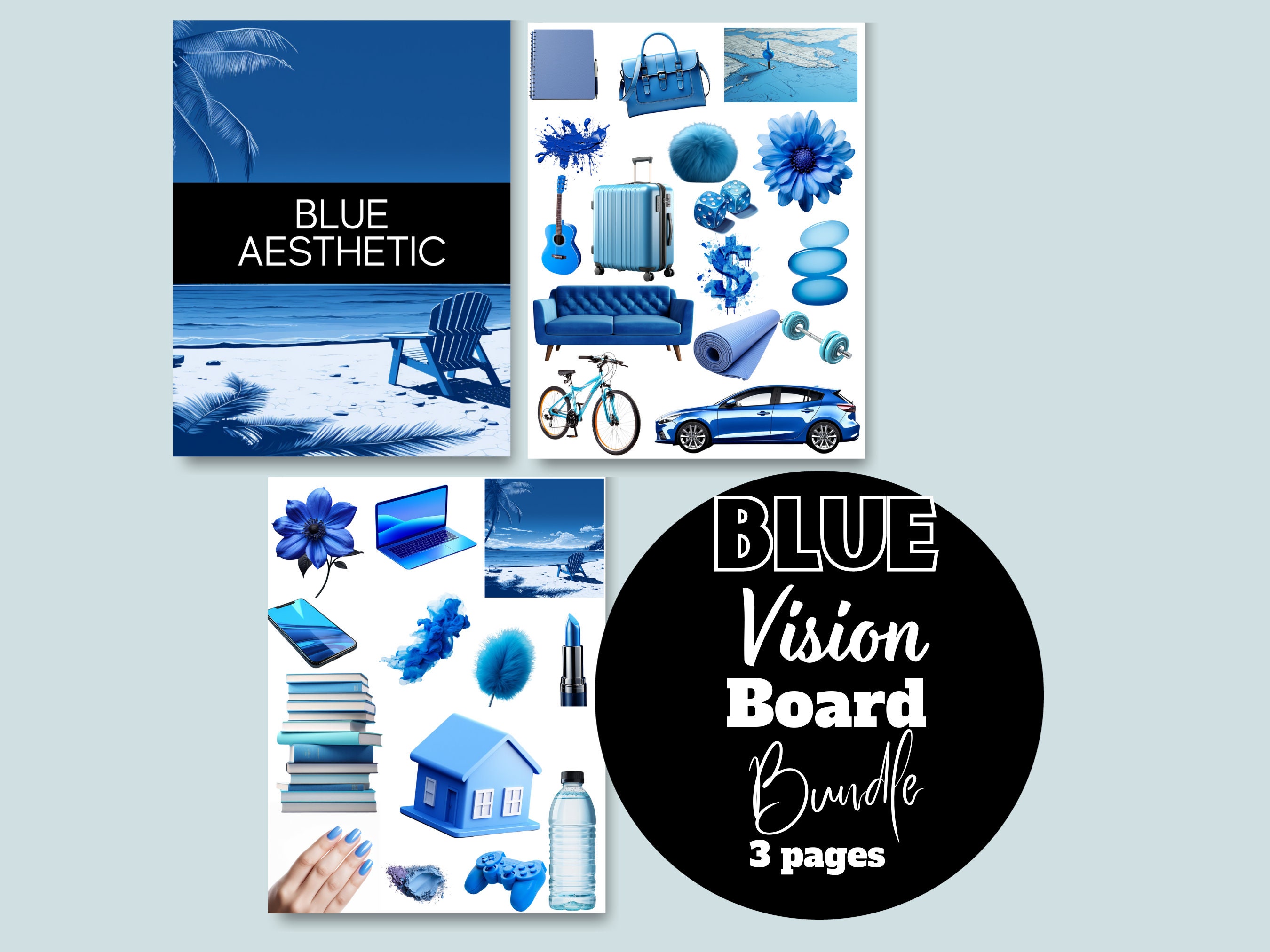 2024 Vision Board Kit Ultimate Vision Board Vision Board Bundle Dream ...