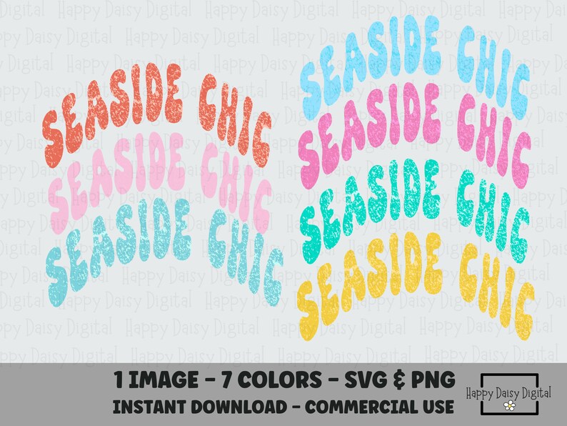 Seaside Chic SVG, Seaside Chic PNG, Summer Vibes PNG, Vacation Svg ...