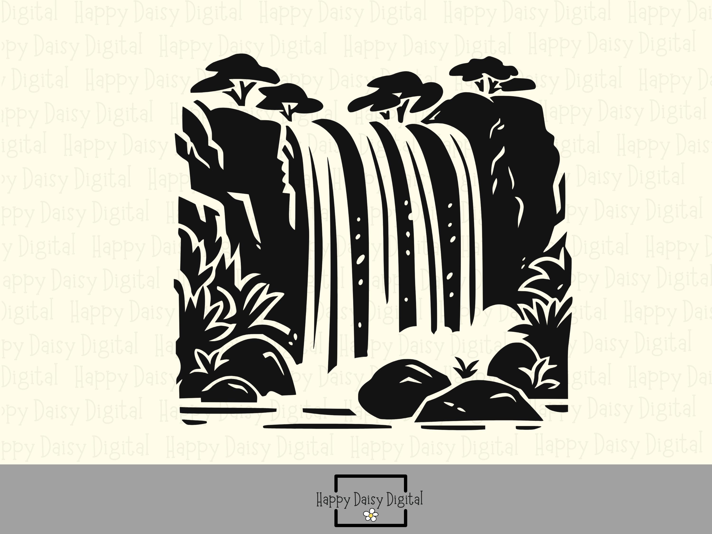 Waterfall SVG, Waterfall PNG, Waterfall Clipart, Waterfall Clip Art ...