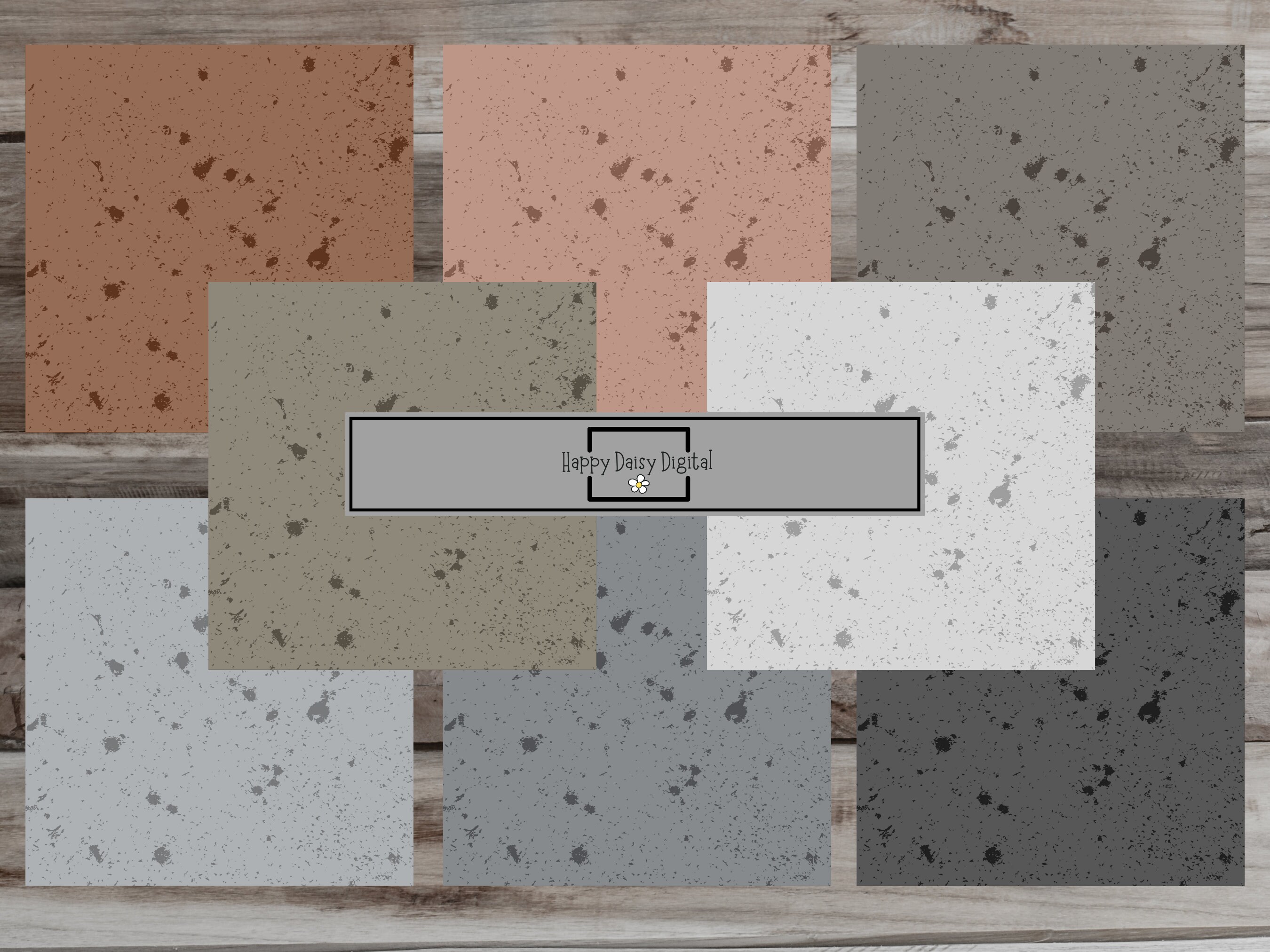 Grunge Paint Splatter Digital Paper, Digital Backdrop, Scrapbook Paper ...