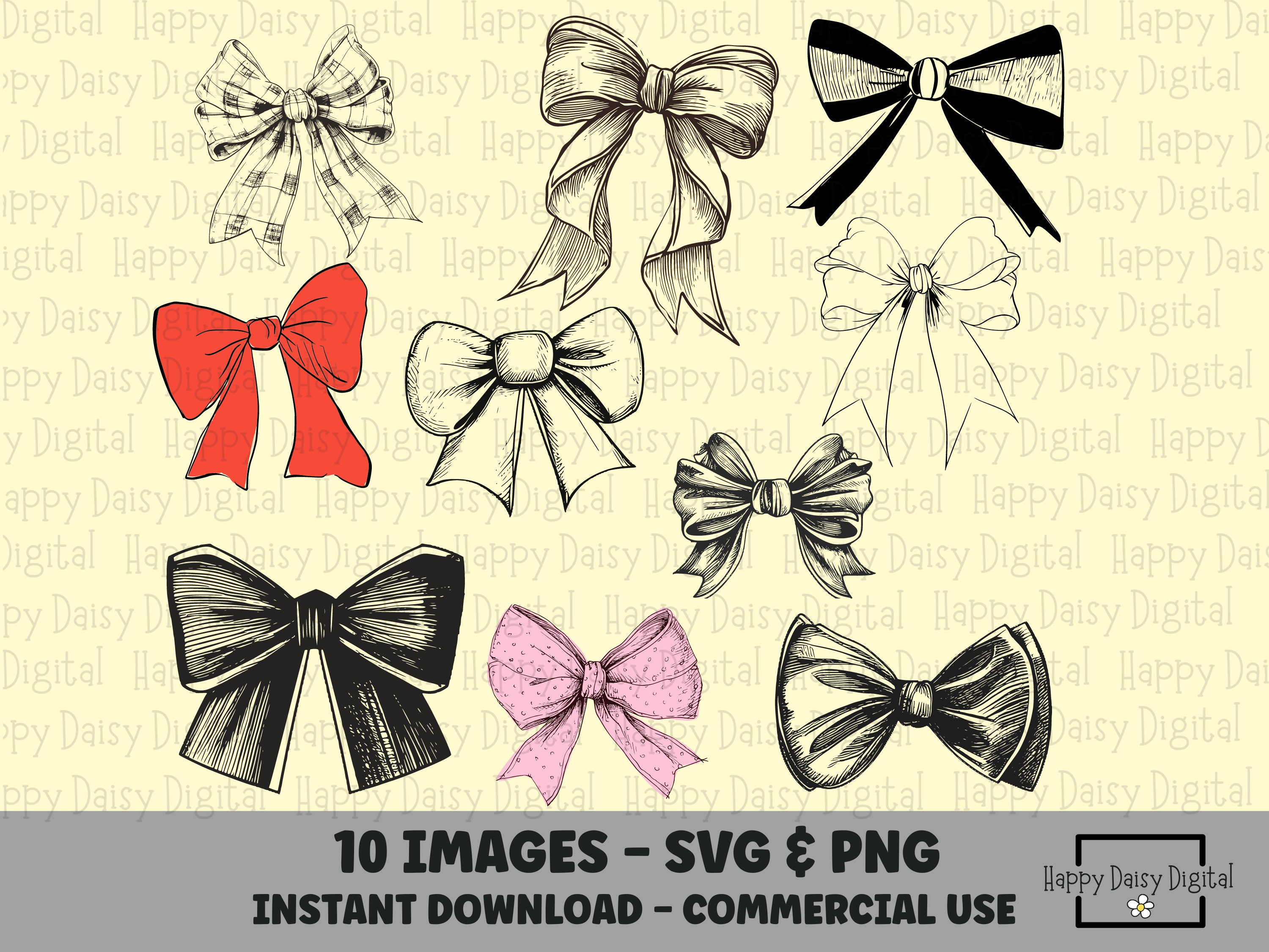 Bows SVG, Bows PNG, Bows Clipart, Bow Svg, Bow Png, Bow Clipart, Hair ...